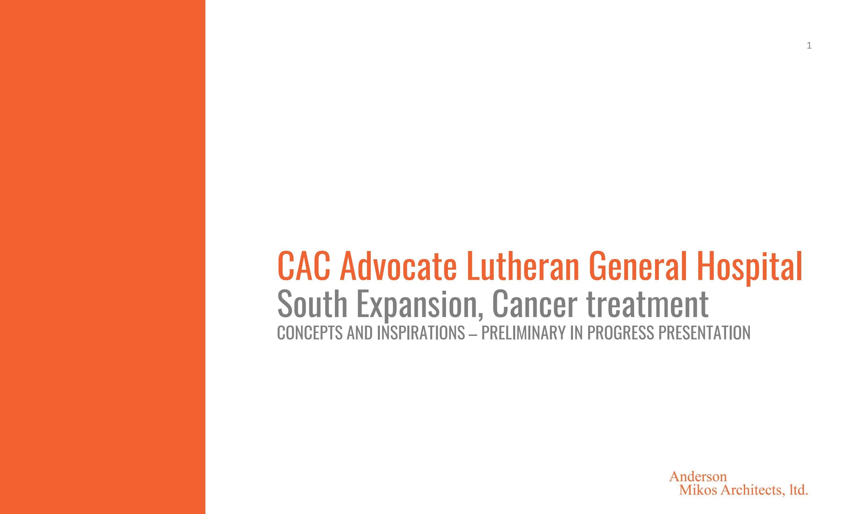 CAC Lutheran General Hospital by Adriana I. - Issuu