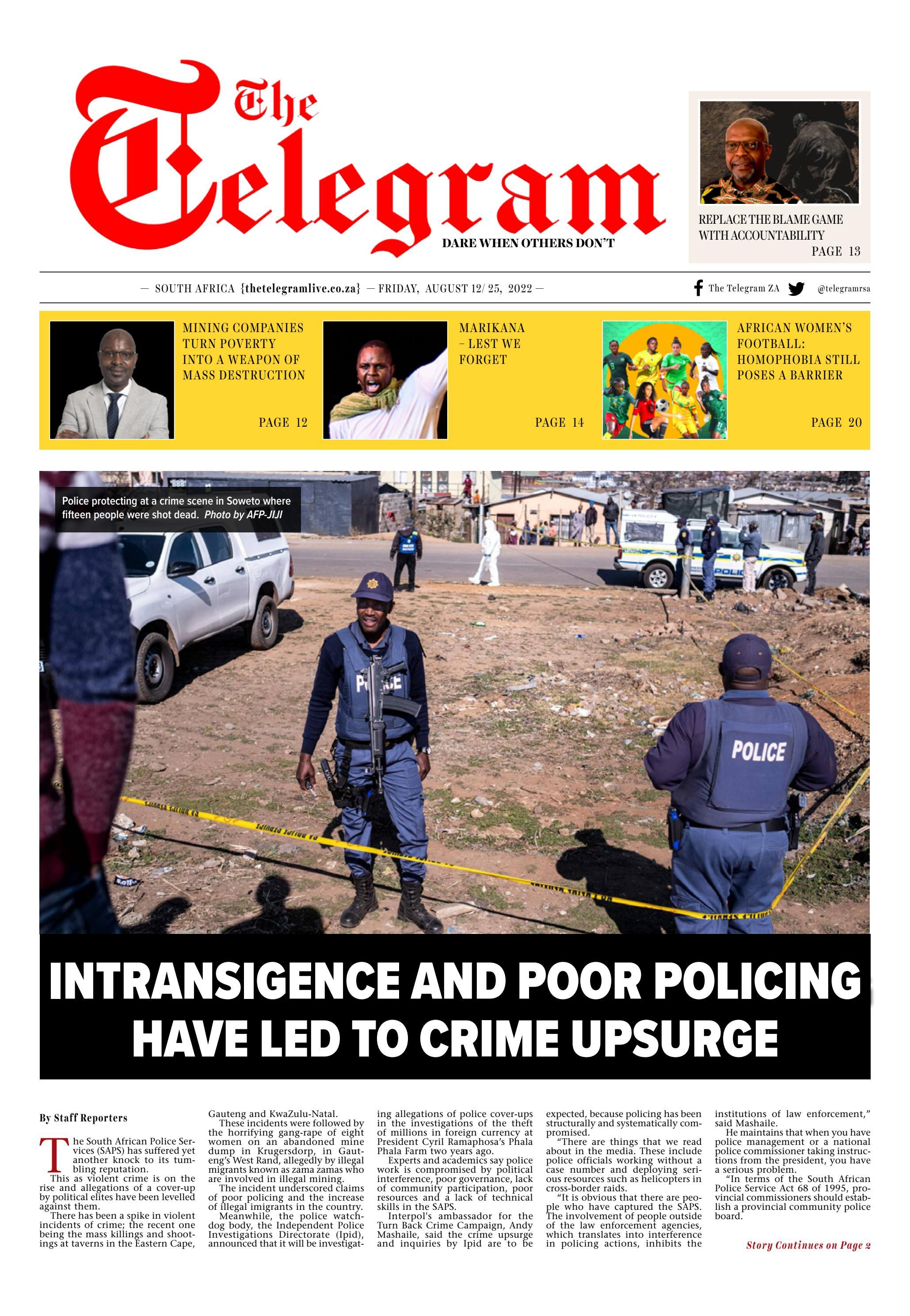 Telegram RSA August 12-25 by The Telegram RSA - Issuu