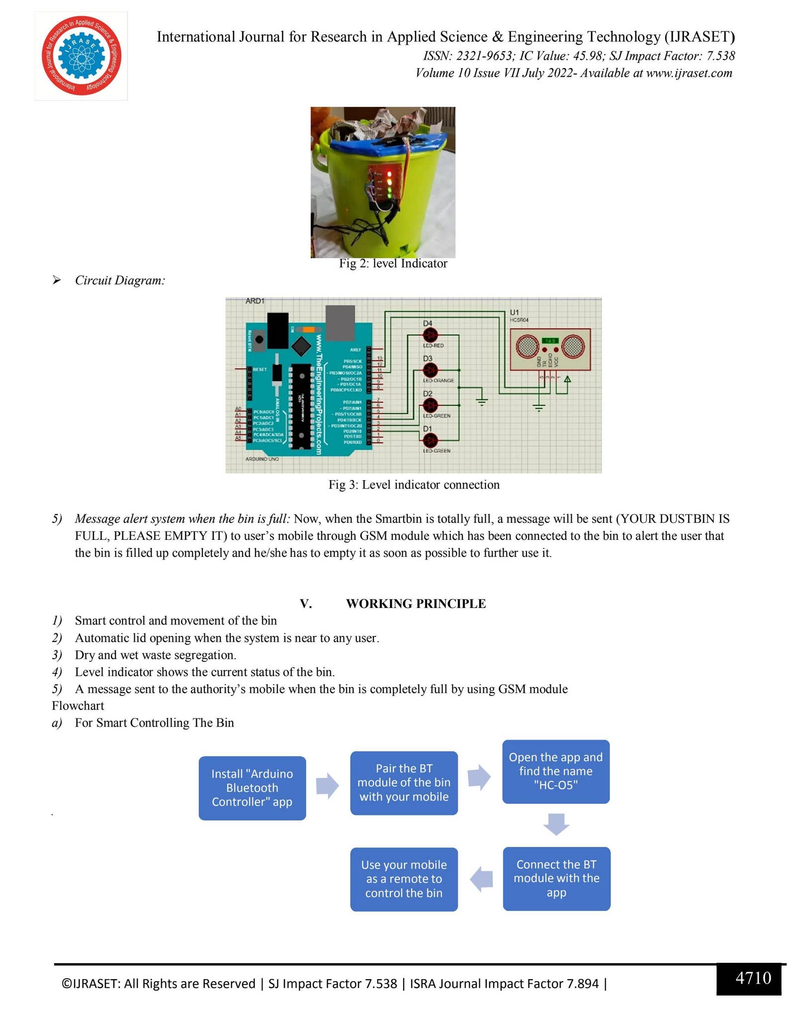Design and Fabrication of IOT based Smart Dustbin by IJRASET - Issuu