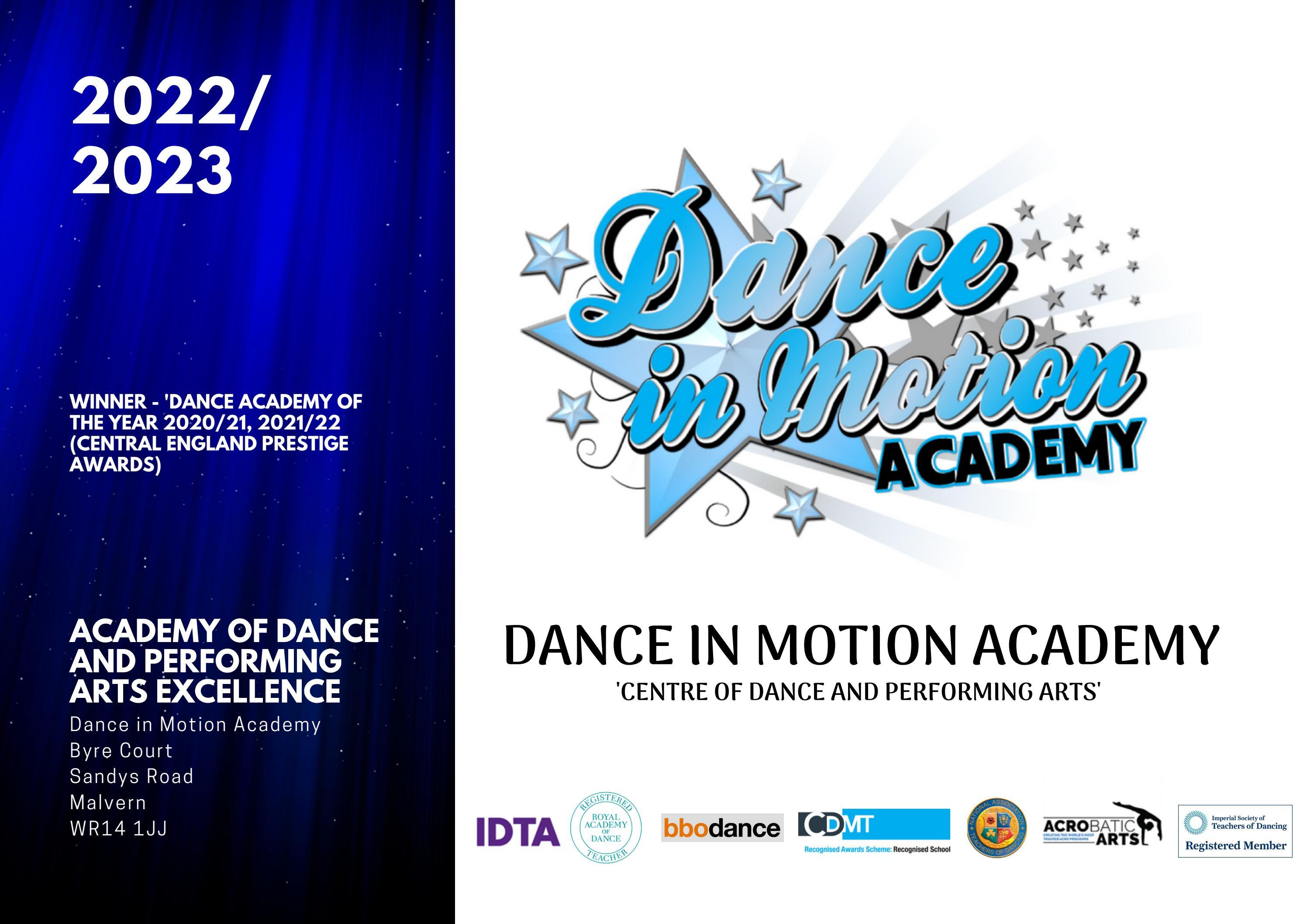 Prospectus 2022/2023 - Dance in Motion Academy by danceinmotionacademy ...