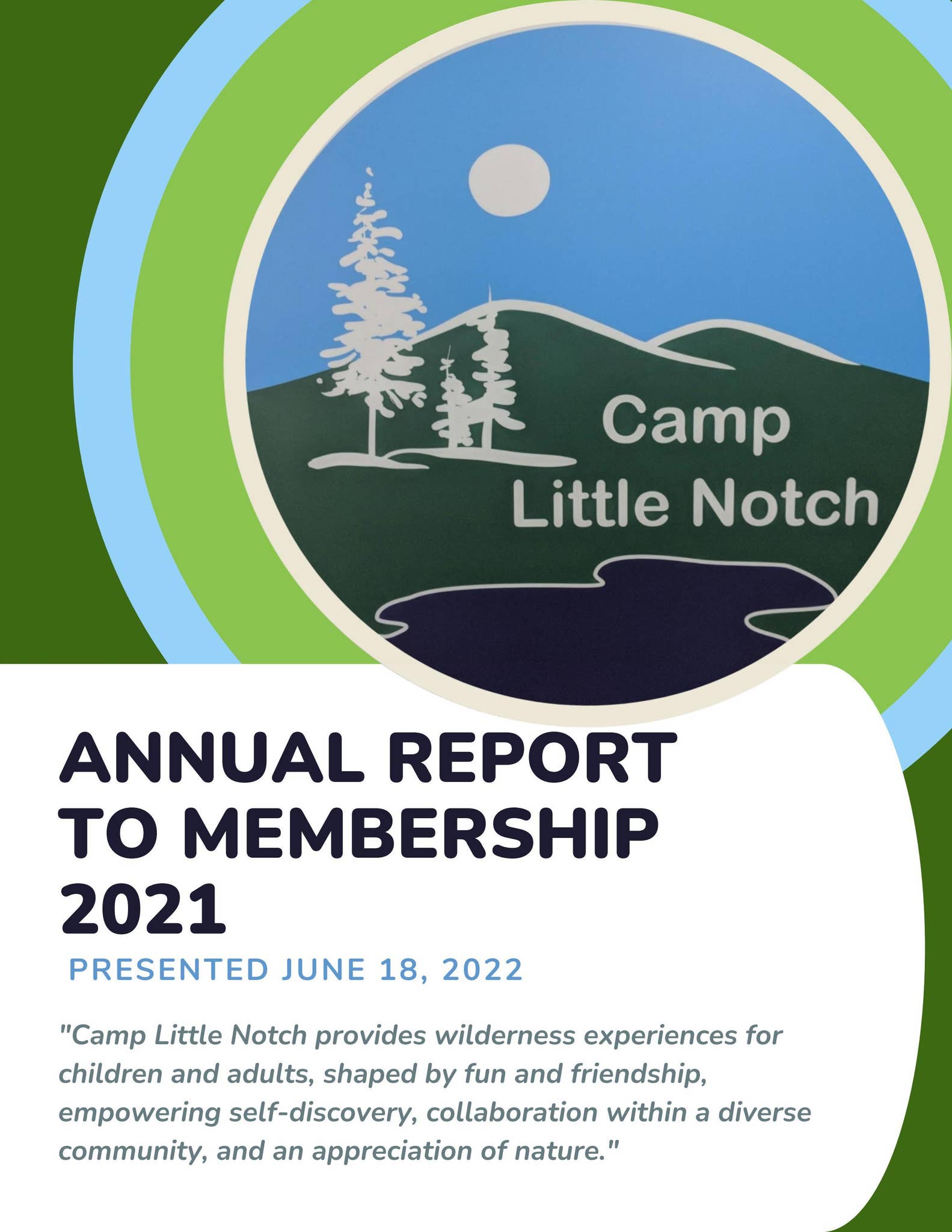 2021 Annual Report by Camp Little Notch - Issuu