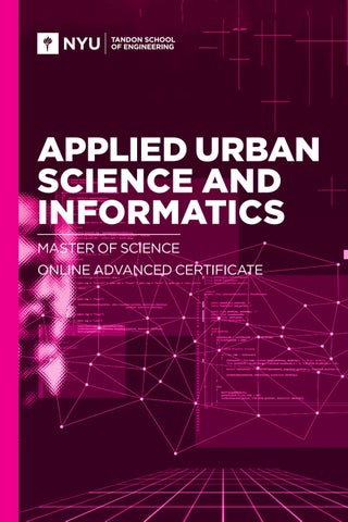 Applied Urban Science and Informatics, Master of Science by Spark451 ...