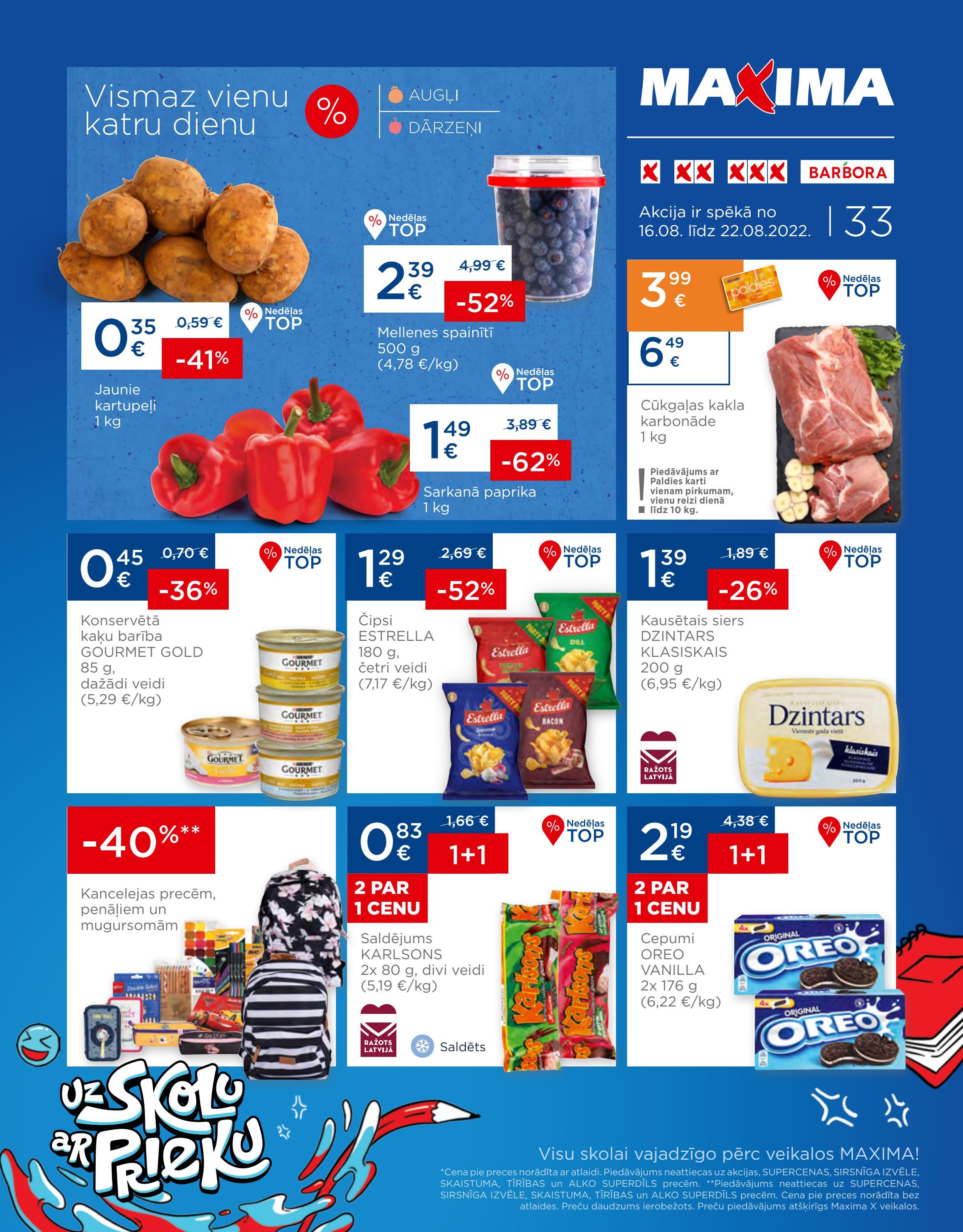 LV, Nr. 33 by MAXIMA - Latvija, Lietuva, Eesti - Issuu