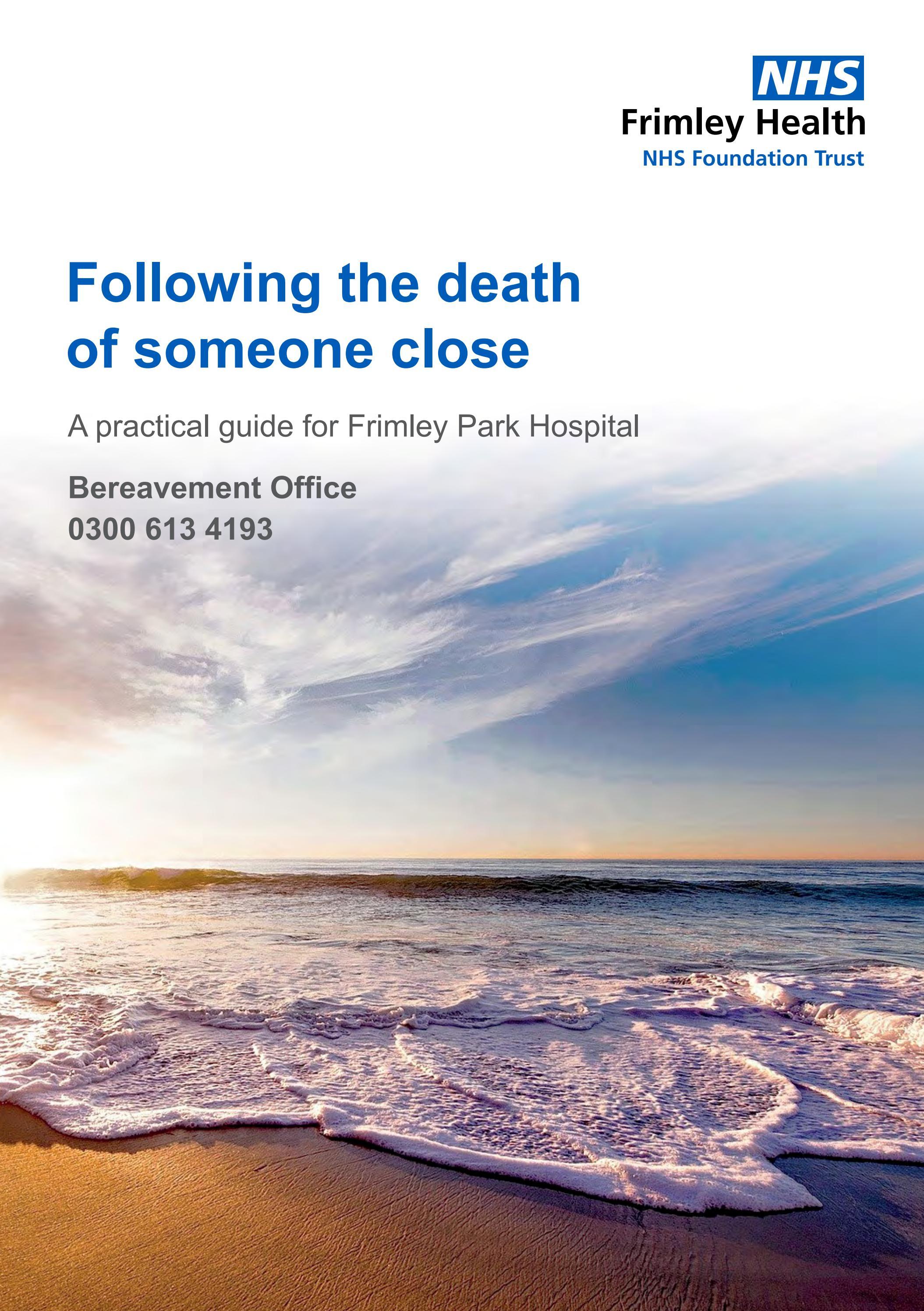 Frimley Park Hospital by bereavementadvice - Issuu