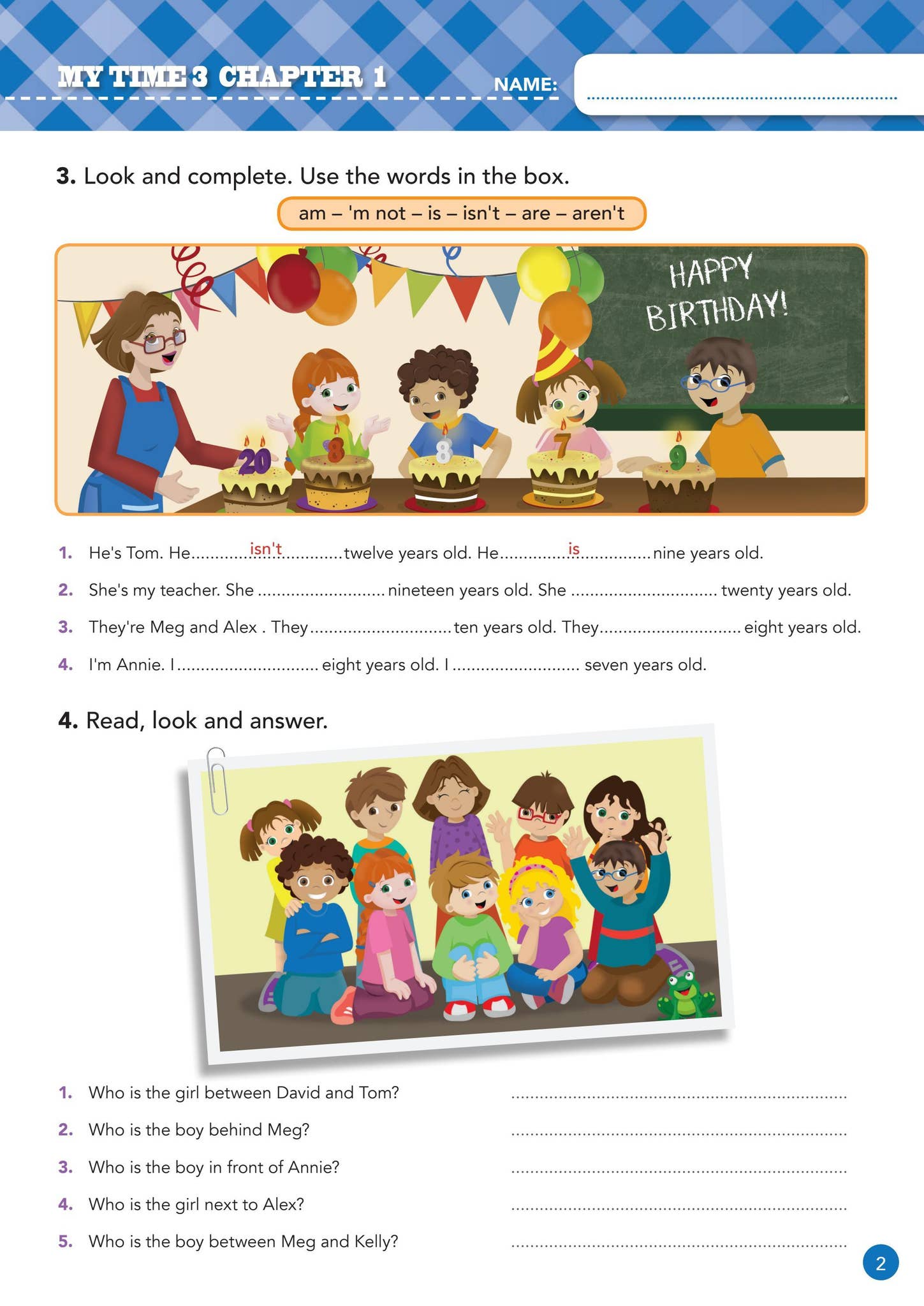 My Time 3 - Worksheet 1 by Editorial ACES - Issuu