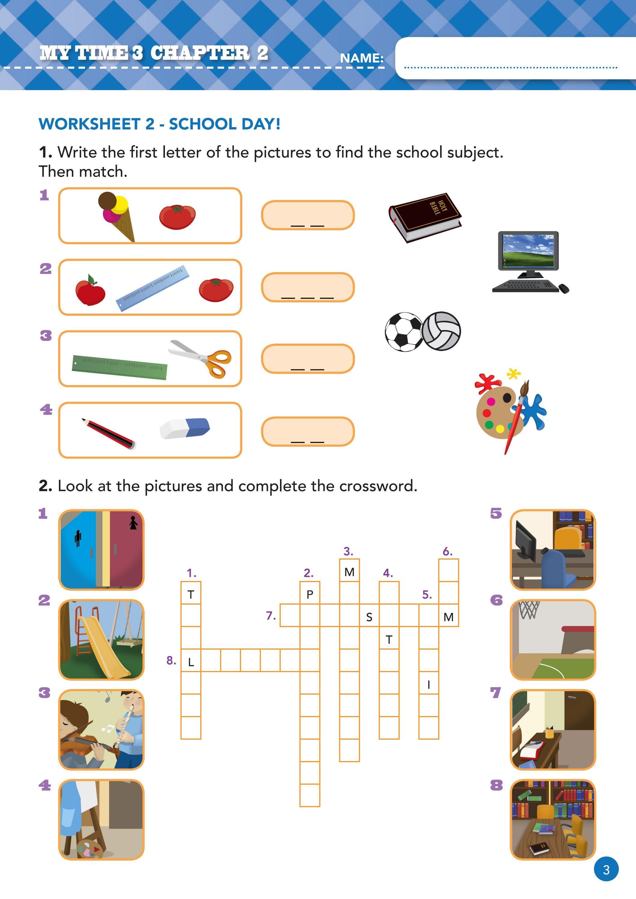 My Time 3 - Worksheet 2 by Editorial ACES - Issuu