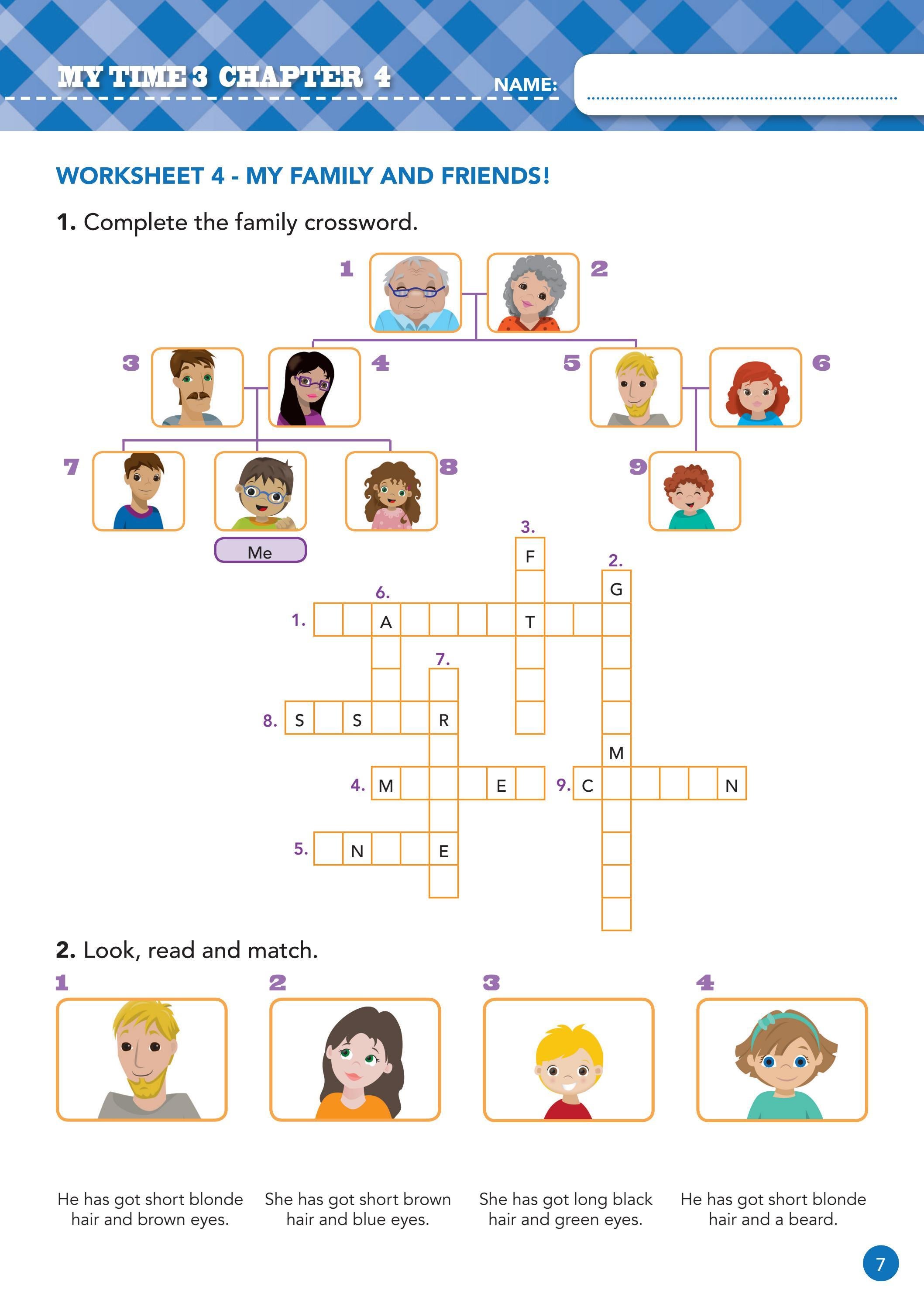 My Time 3 - Worksheet 4 by Editorial ACES - Issuu