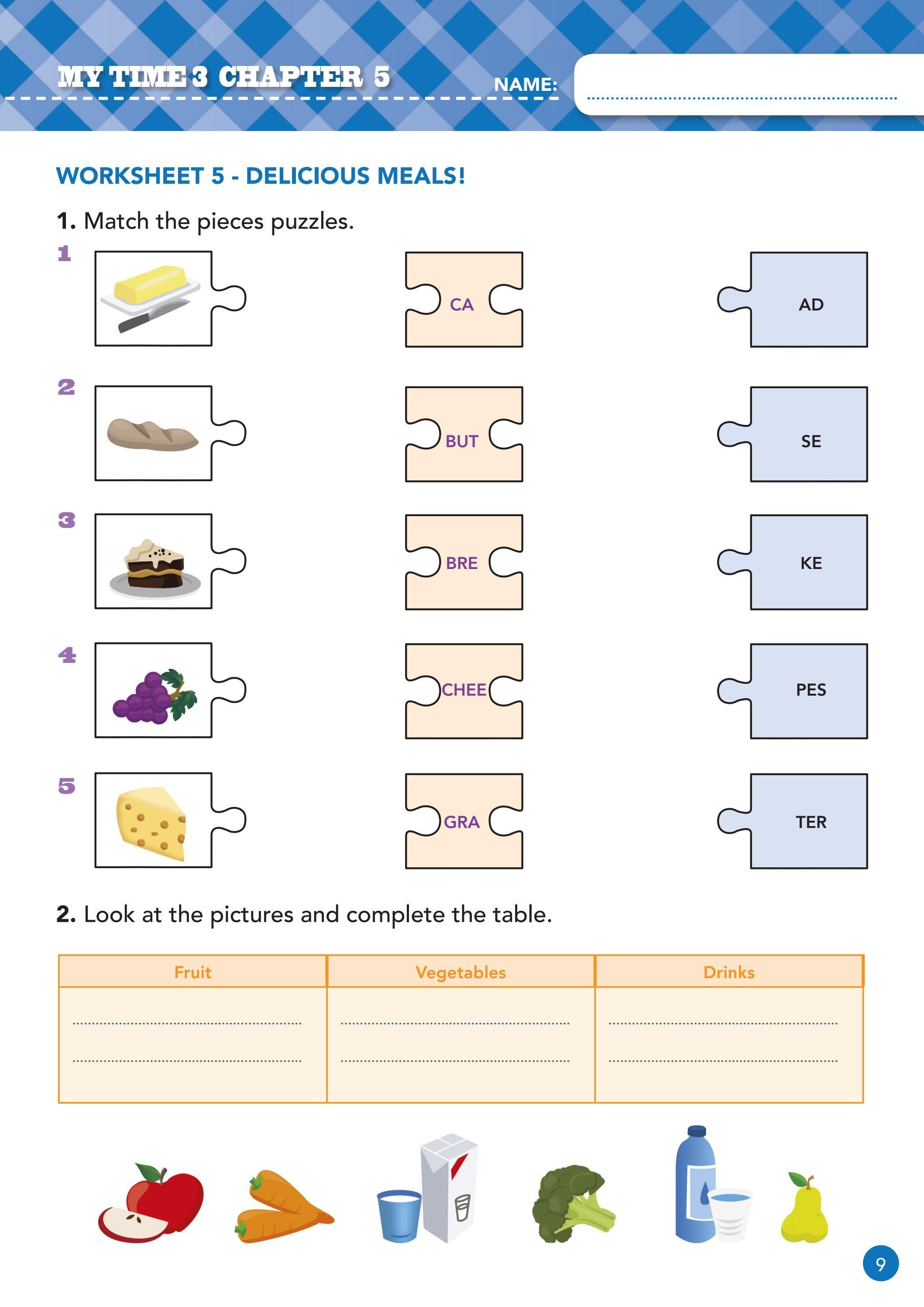 My Time 3 - Worksheet 5 by Editorial ACES - Issuu