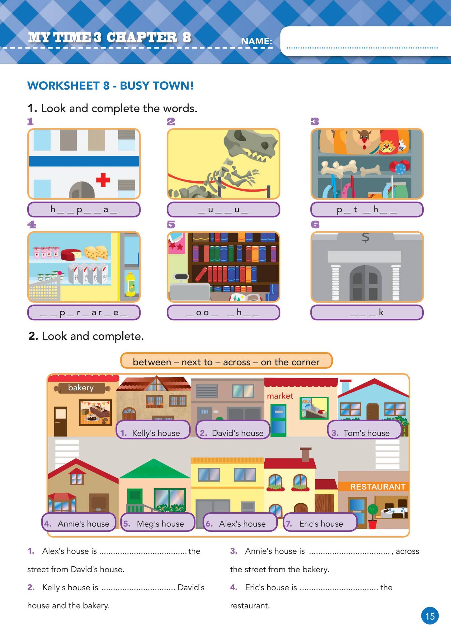 My Time 3 - Worksheet 8 by Editorial ACES - Issuu