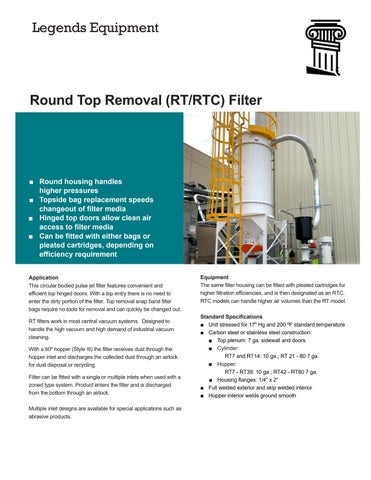 RT Filters by Legends Equipment by LegendsEquipment - Issuu