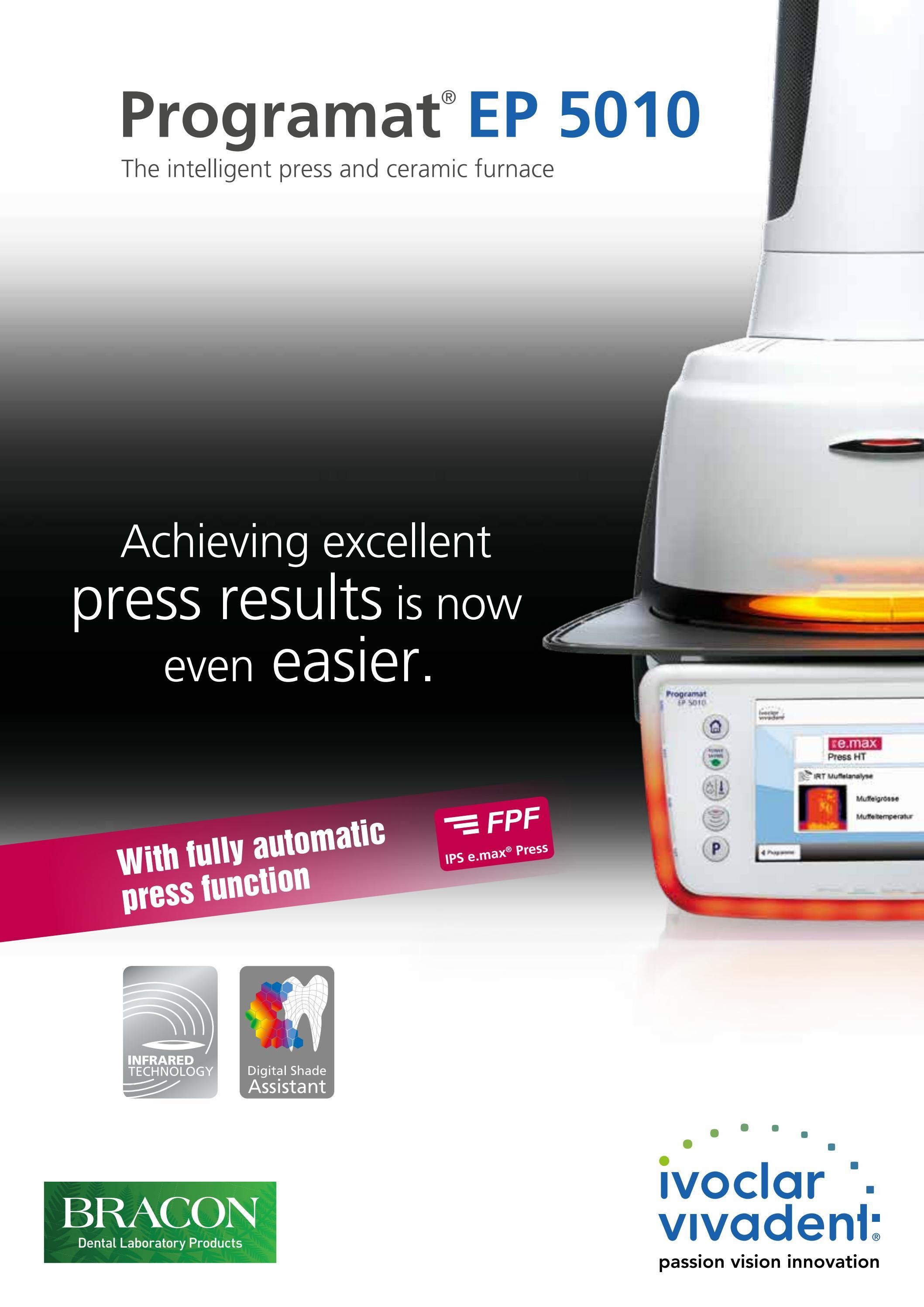 Ivoclar Programat EP5010 Furnace Brochure by Bracon - Issuu