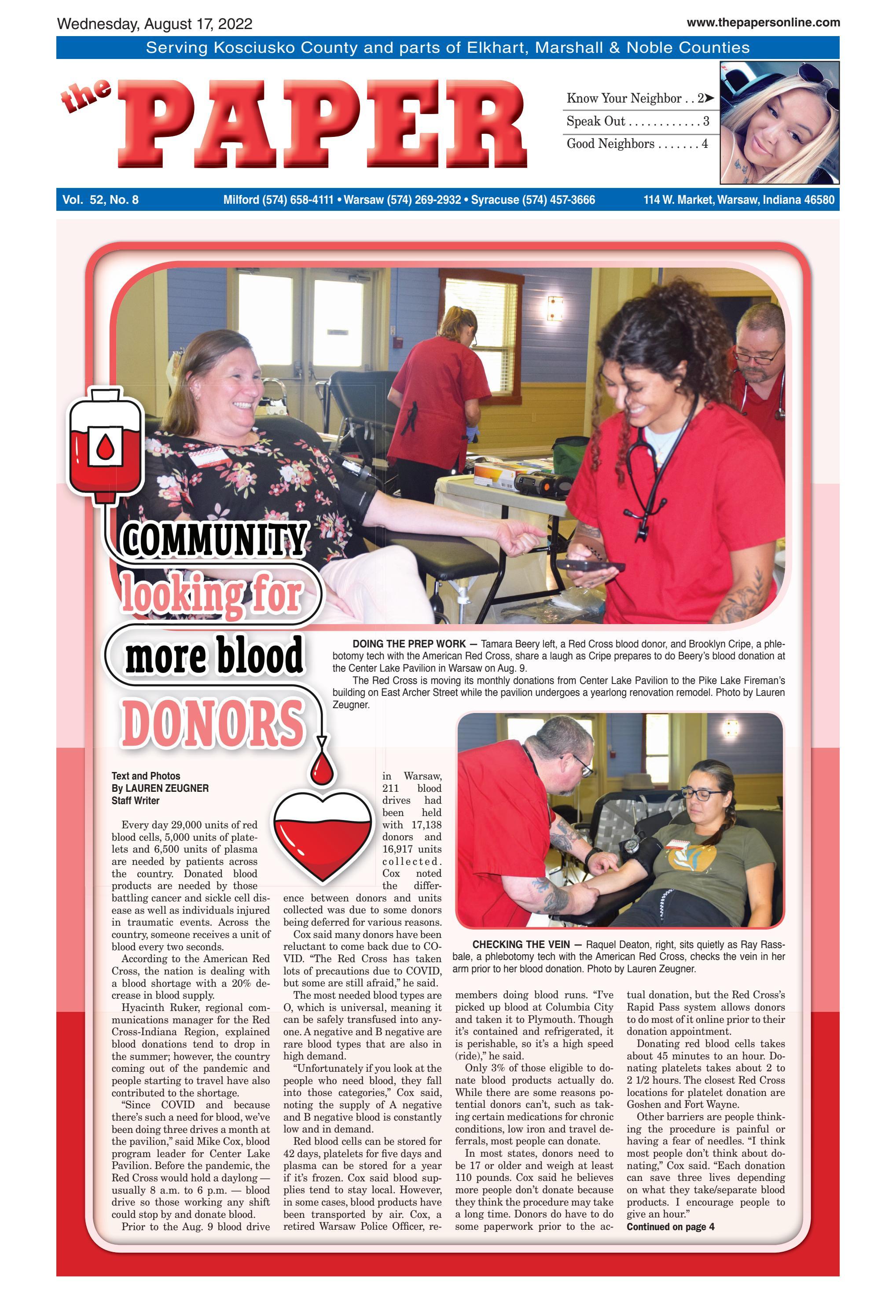 the Paper - Kosciusko County Edition - August 17, 2022 by The Papers Inc. - Issuu