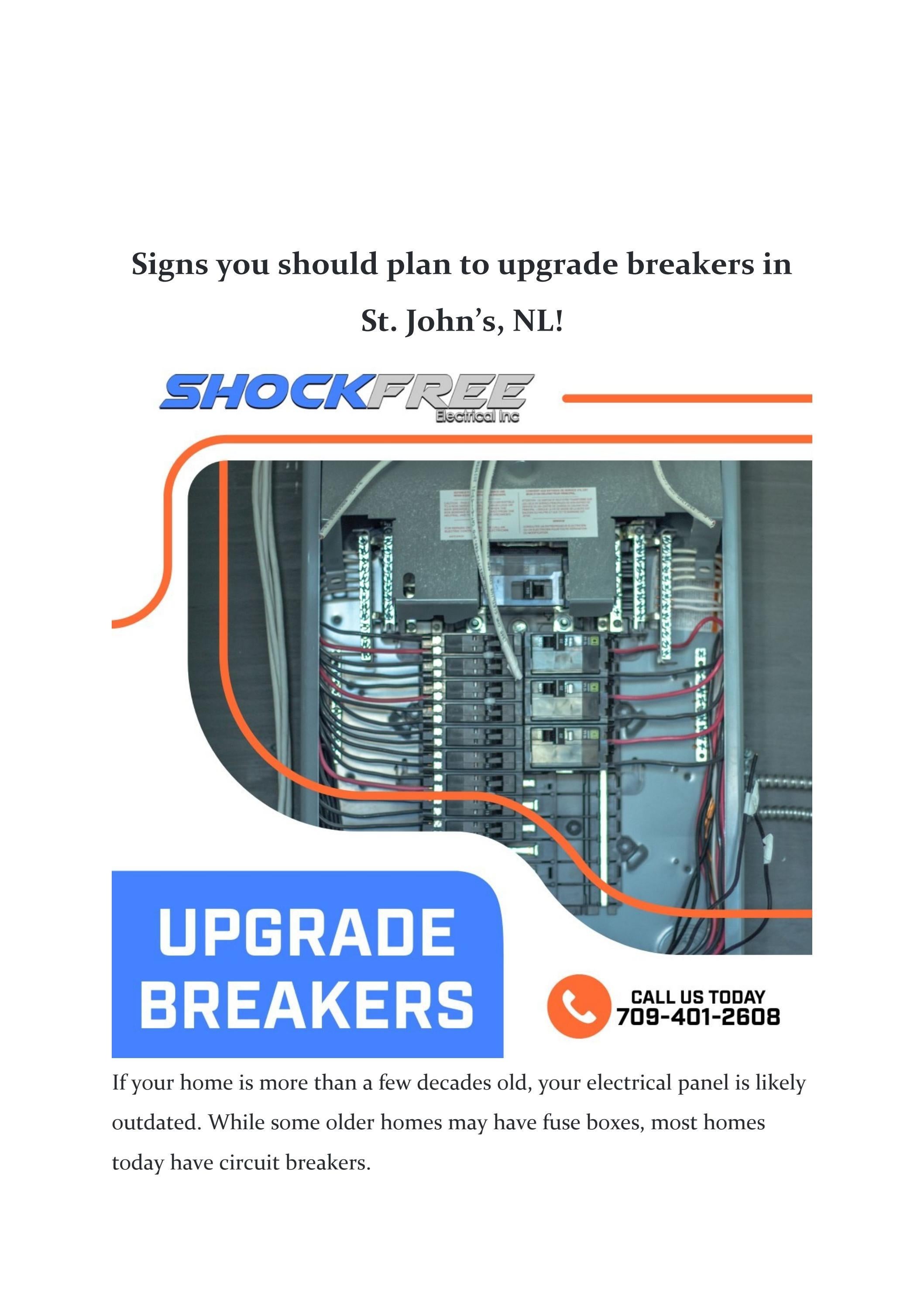 Signs you should plan to upgrade breakers in St. John’s, NL! by ...