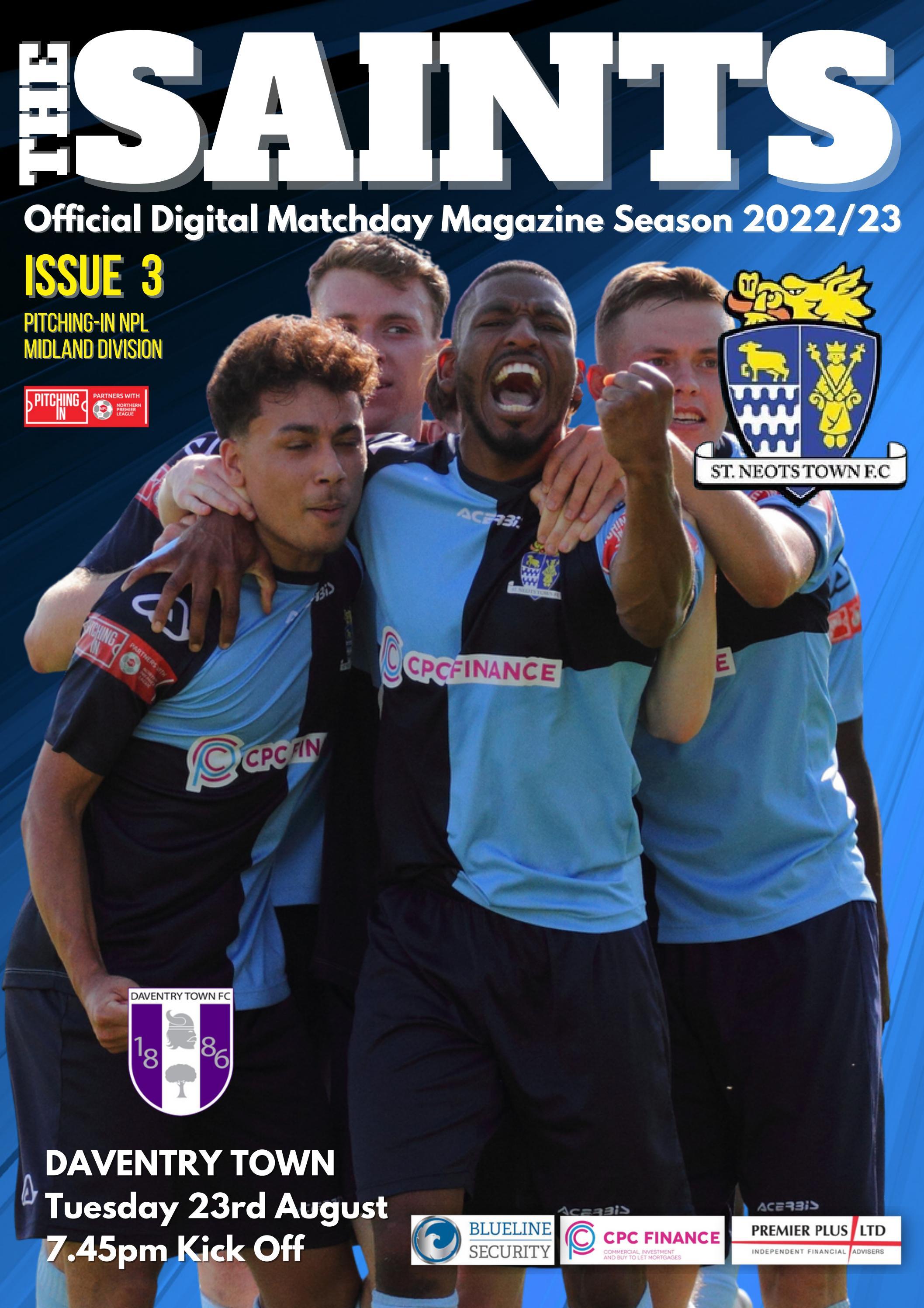 2022/23 - Issue Three - Daventry Town by St Neots Town Football Club ...