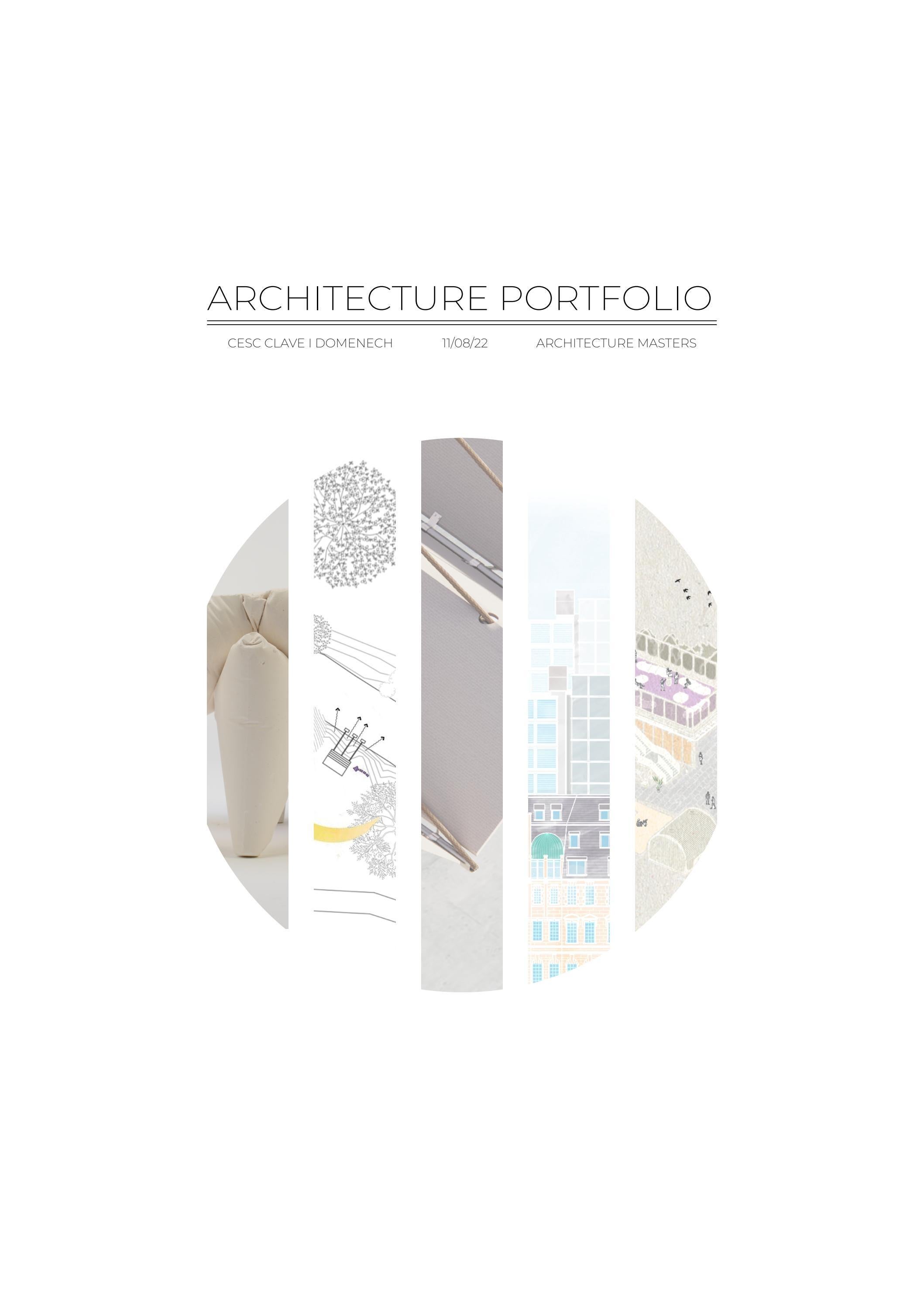 Architecture Master's Portfolio CCD by Cesc Clave - Issuu