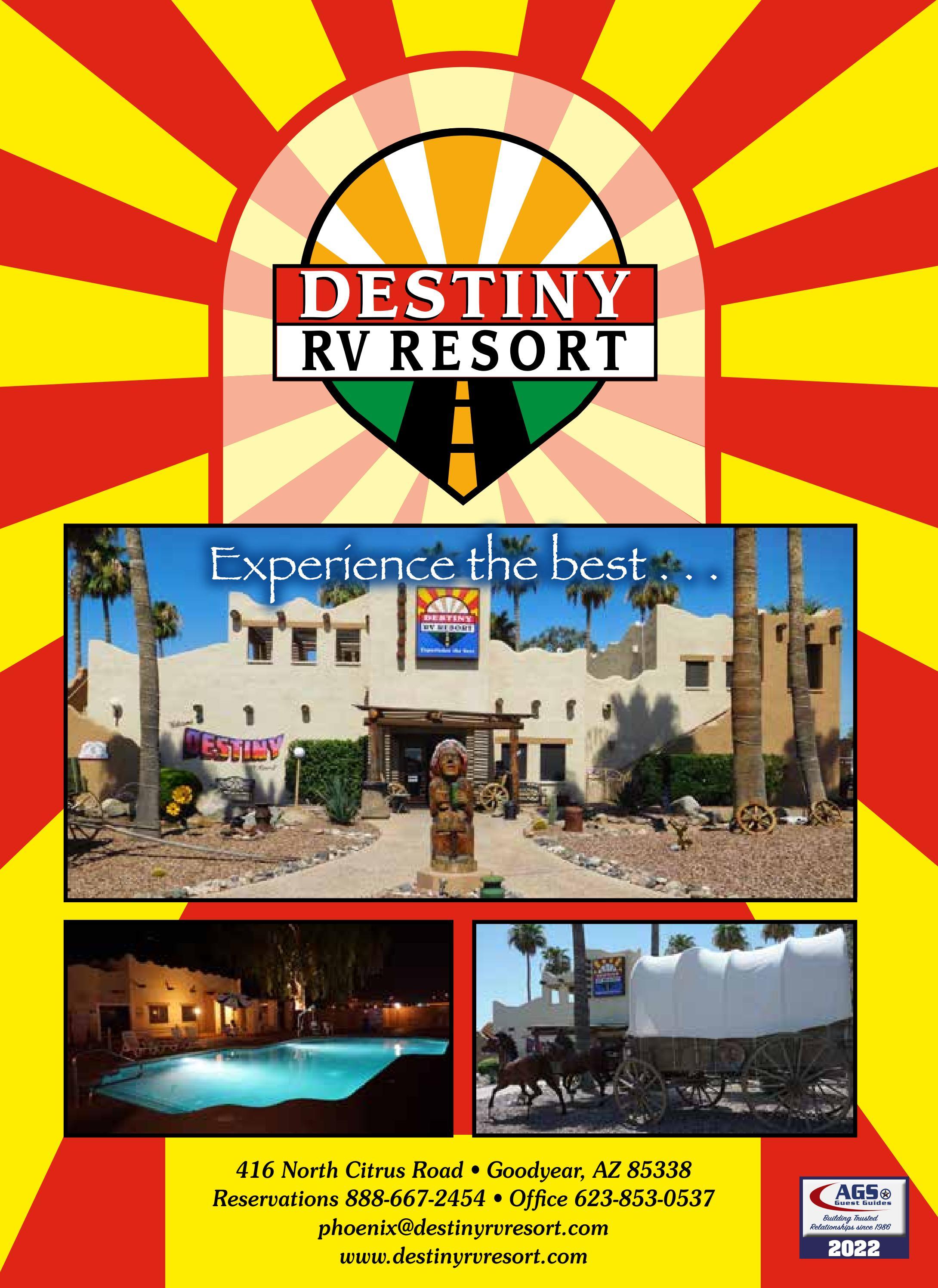 Destiny RV Resort by AGS/Texas Advertising - Issuu