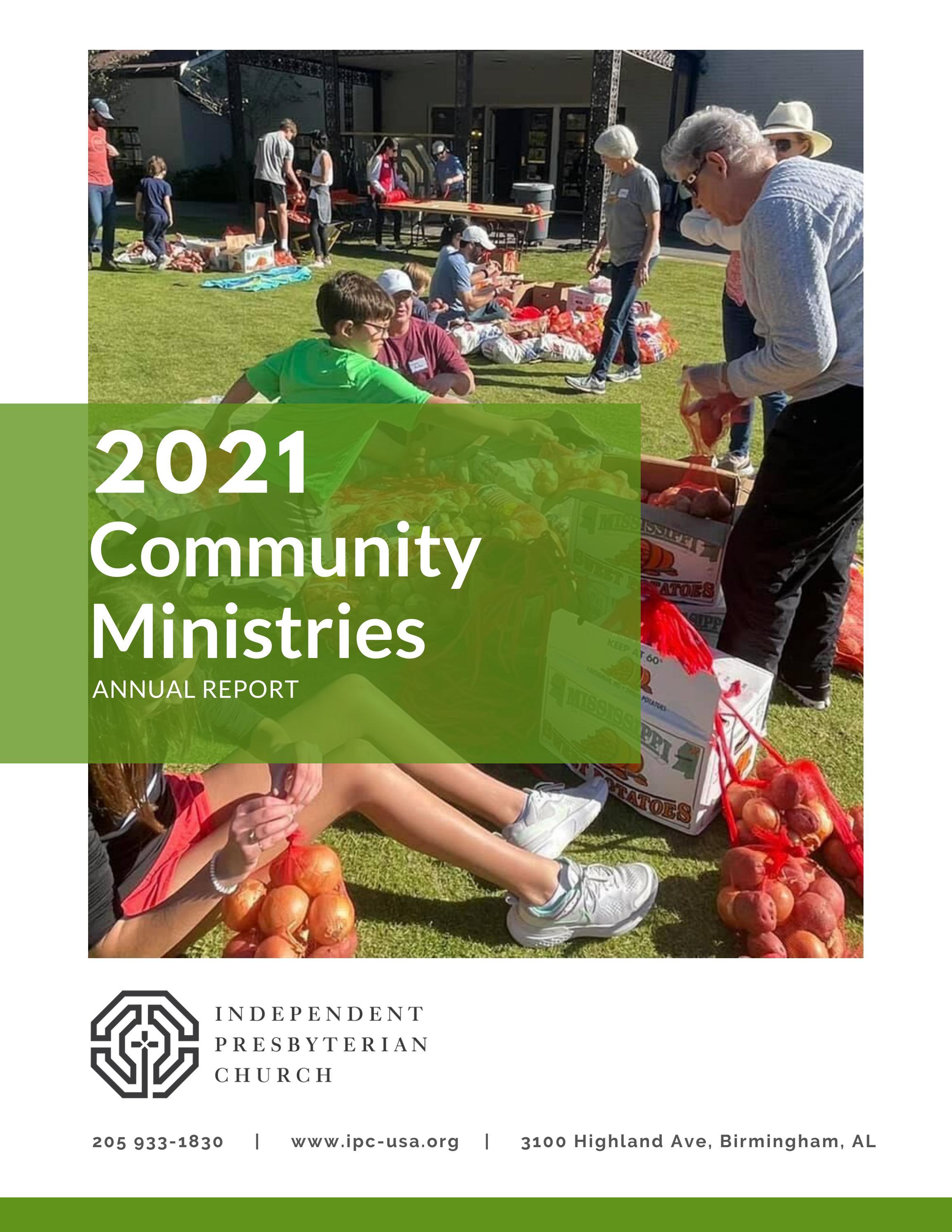 IPC Community Ministries: 2021 Annual Report by IPCBirmingham - Issuu