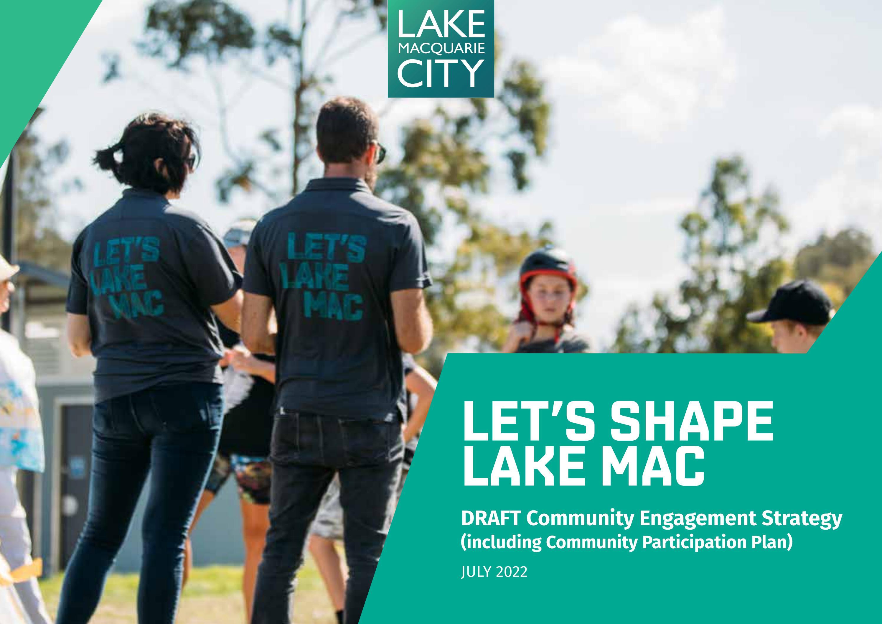 Draft Let's Shape Lake Mac Community Engagement Strategy by Lake ...