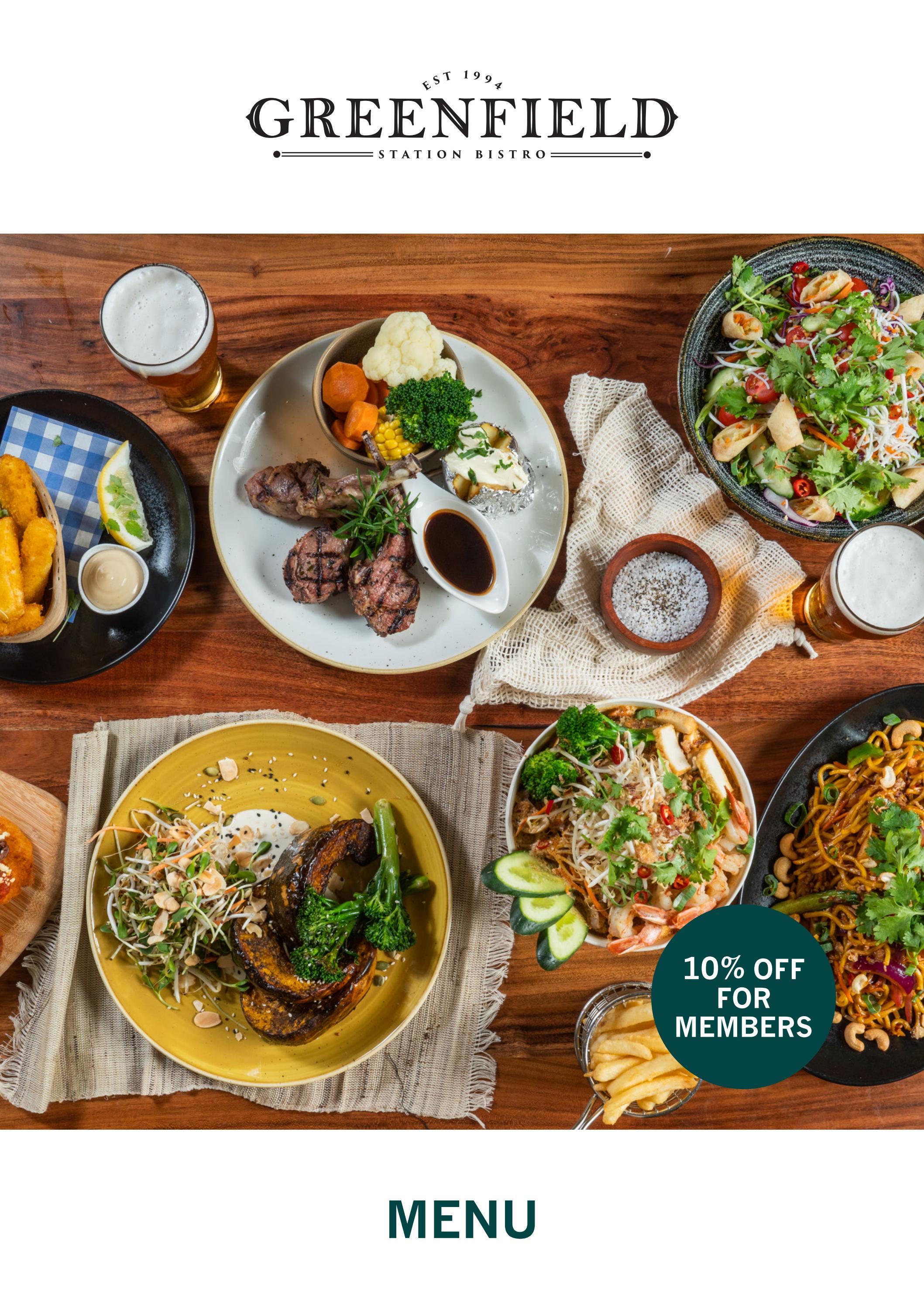 Greenfield Station Bistro Menu by Bankstown Sports Club - Issuu