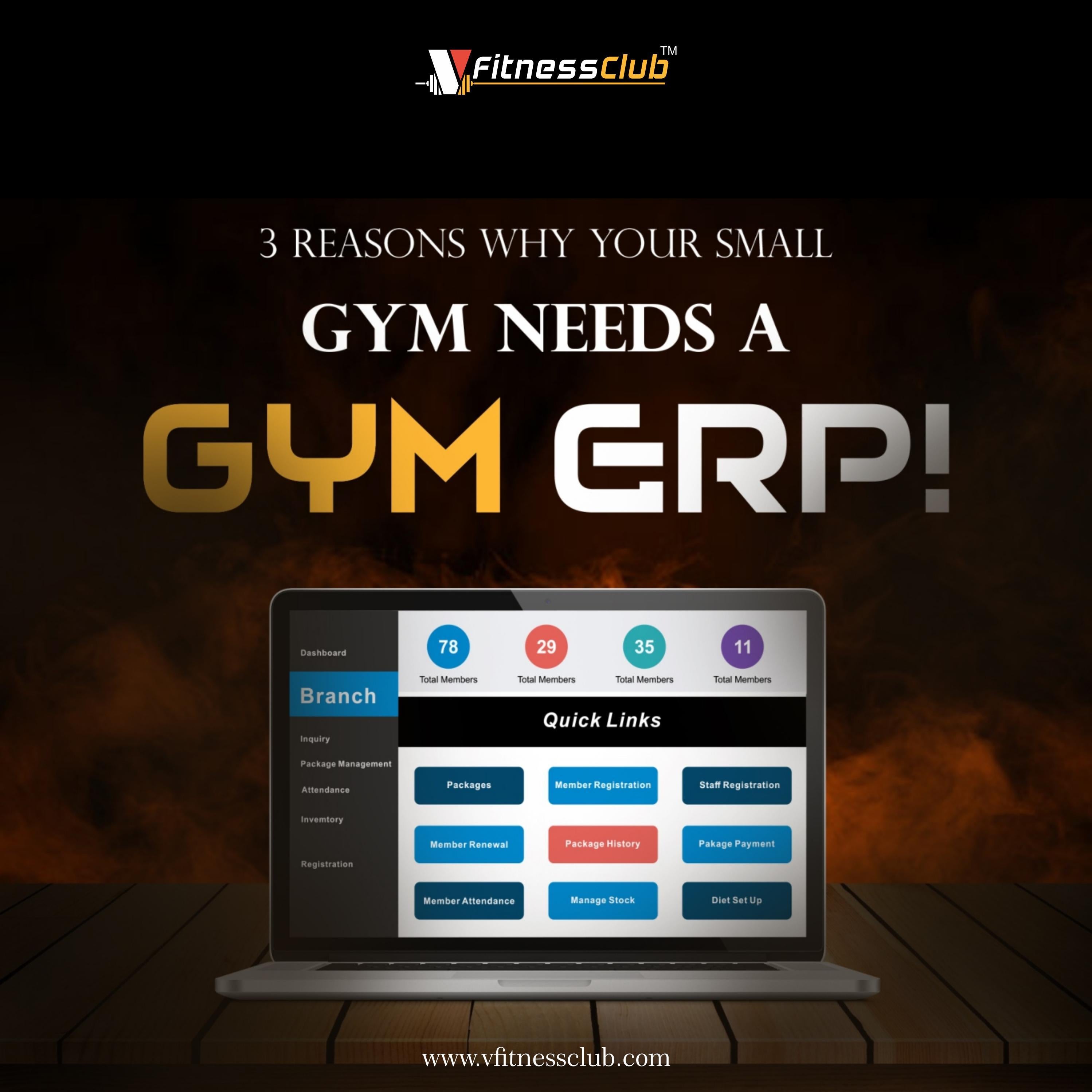 Top reasons why your gym needs Gym ERP | Vfitnessclub GYM Software by ...
