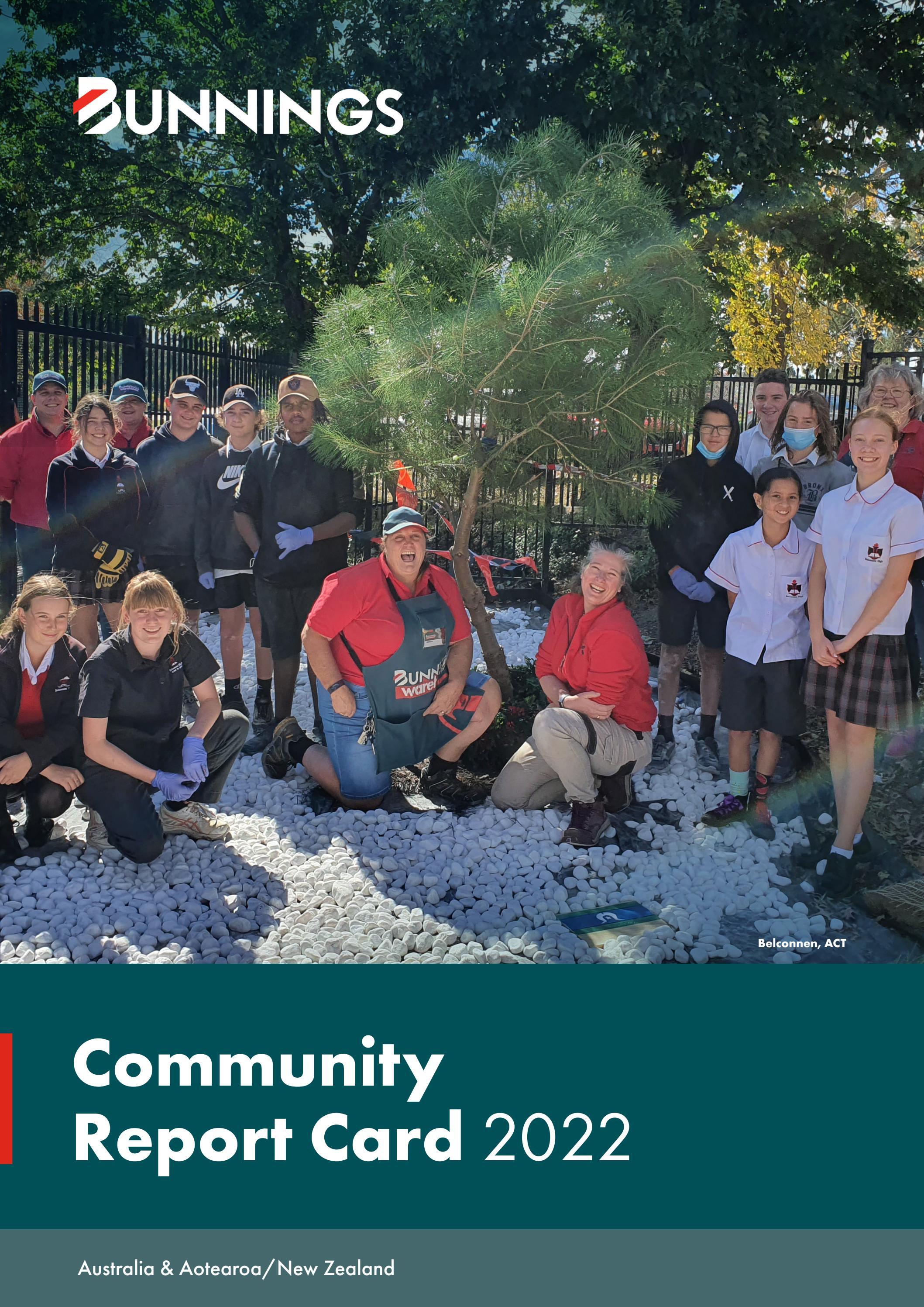 AU Community Report Card 2022 by Bunnings - Issuu