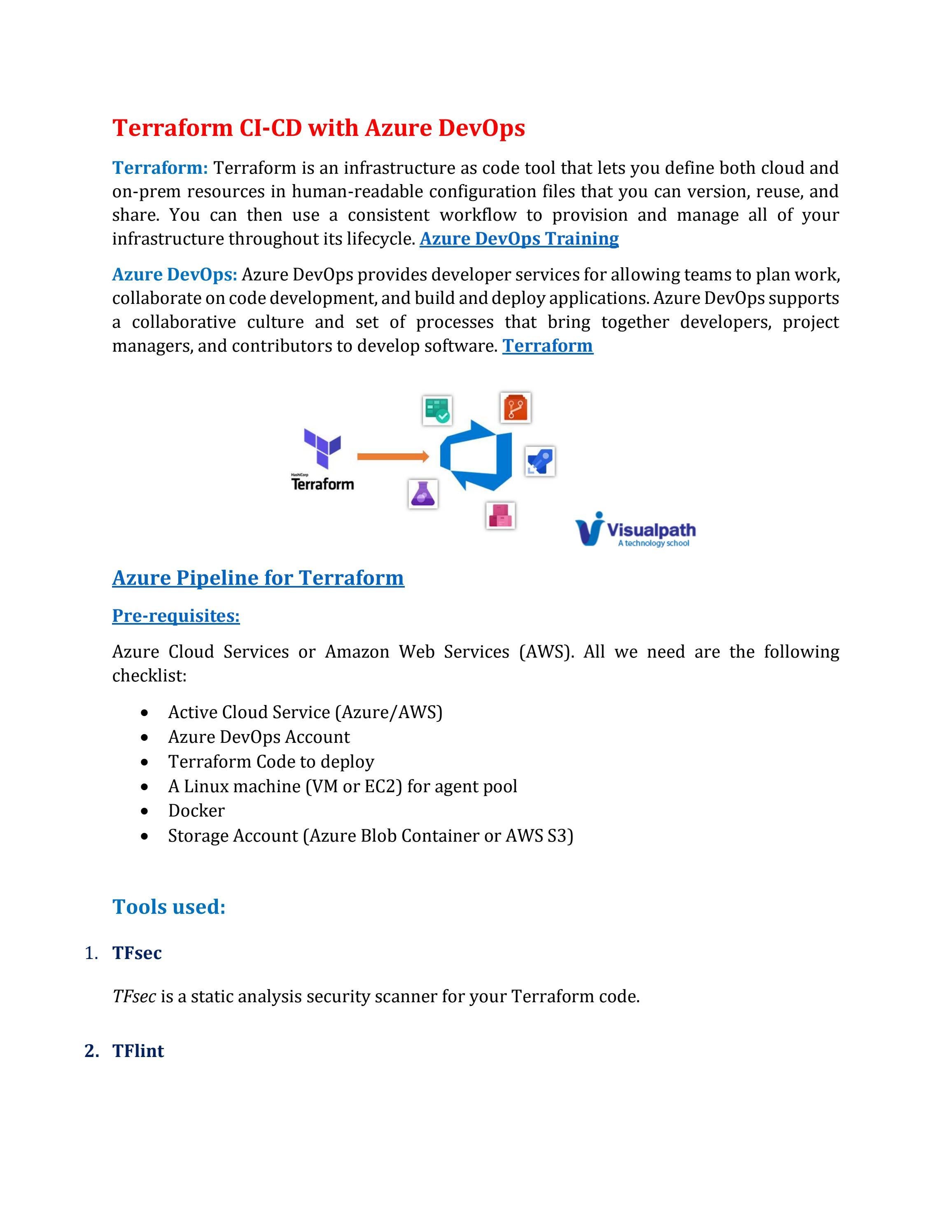 Azure Devops Training Azure Devops Training In Hyderabad By Rajani Visualpath Issuu