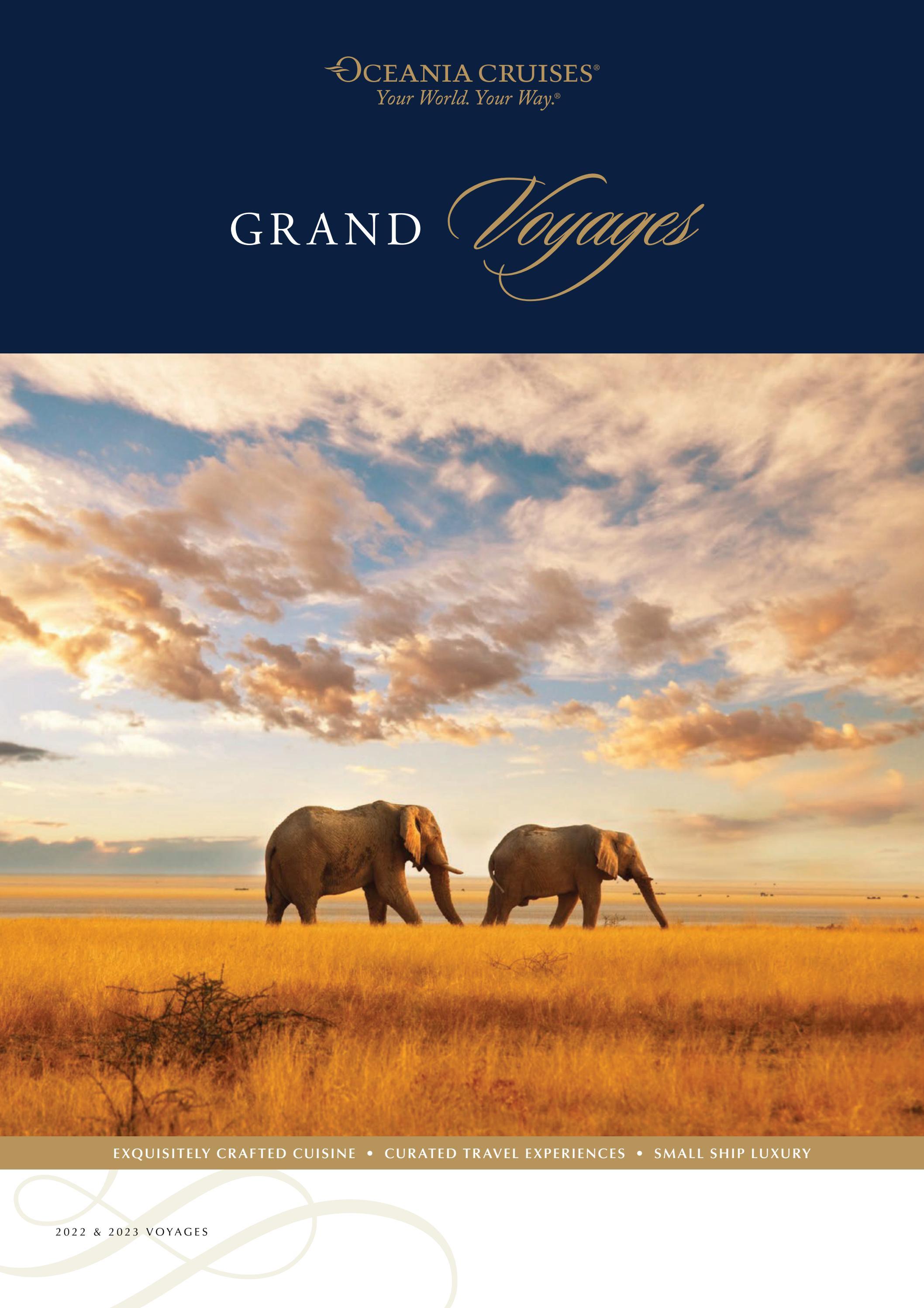 Oceania Cruises Grand Voyages Brochure 22-23 by brooklyntravel - Issuu