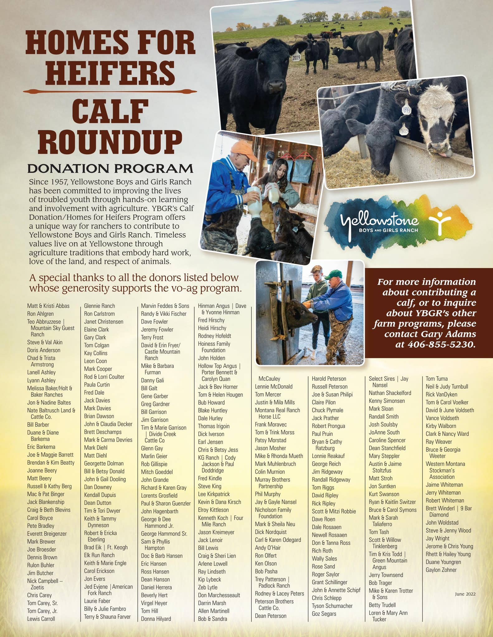 2022 YBGR Farm-and-Ranch Program Flyer by Yellowstone Boys & Girls ...