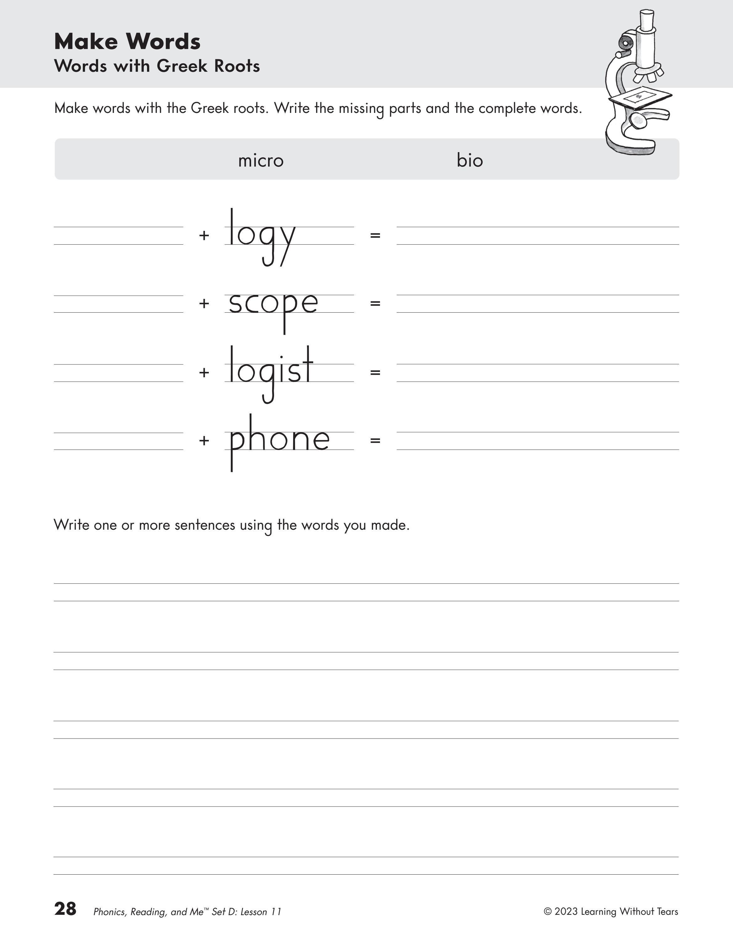 Phonics, Reading, and Me™ Set D: Lesson 11 by Learning Without Tears ...