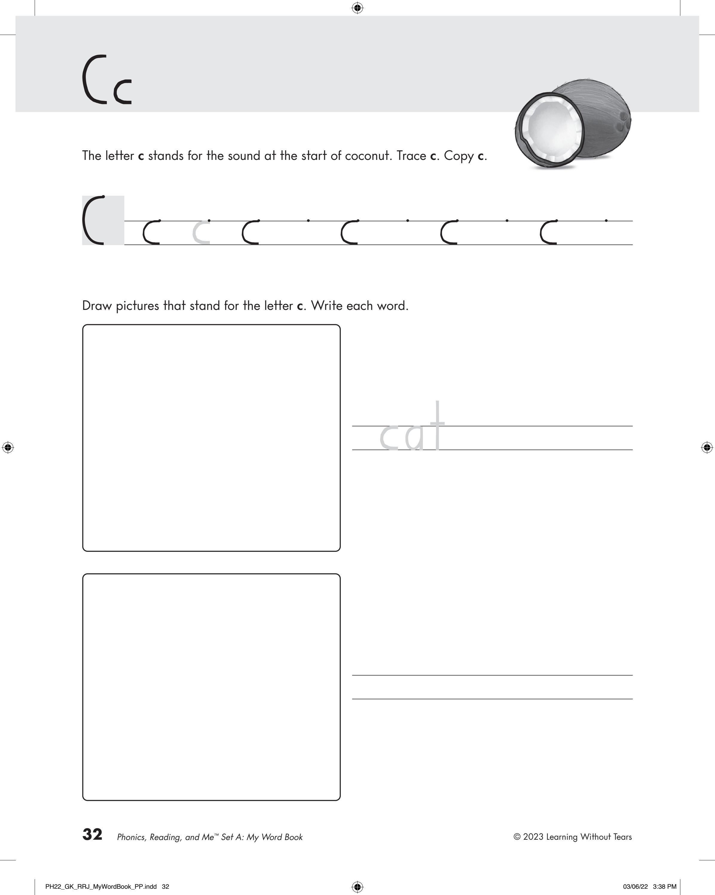 Phonics, Reading, and Me™ Set A: My Word Book by Learning Without Tears ...