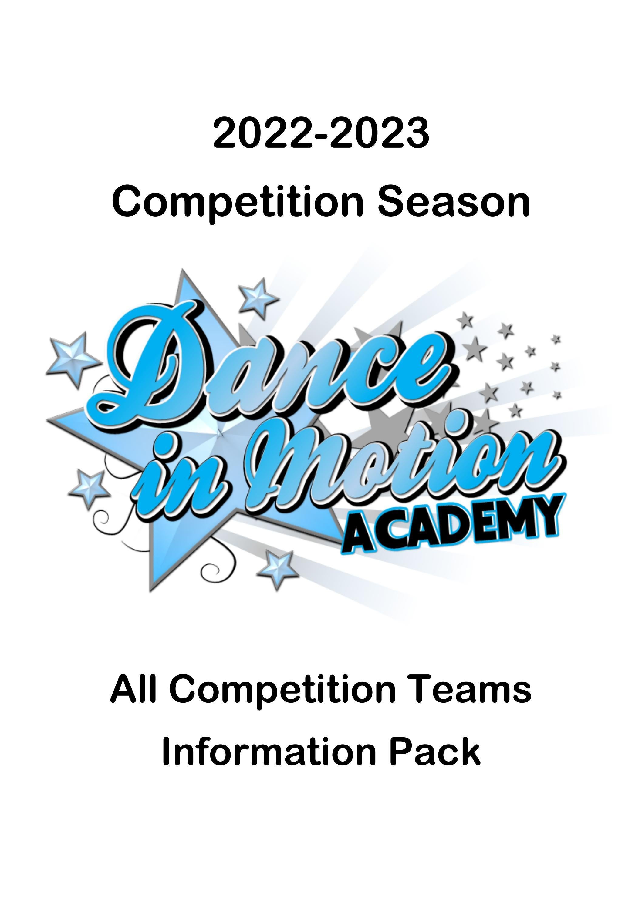 Competition Team Information Pack 2022-2023 Season by ...