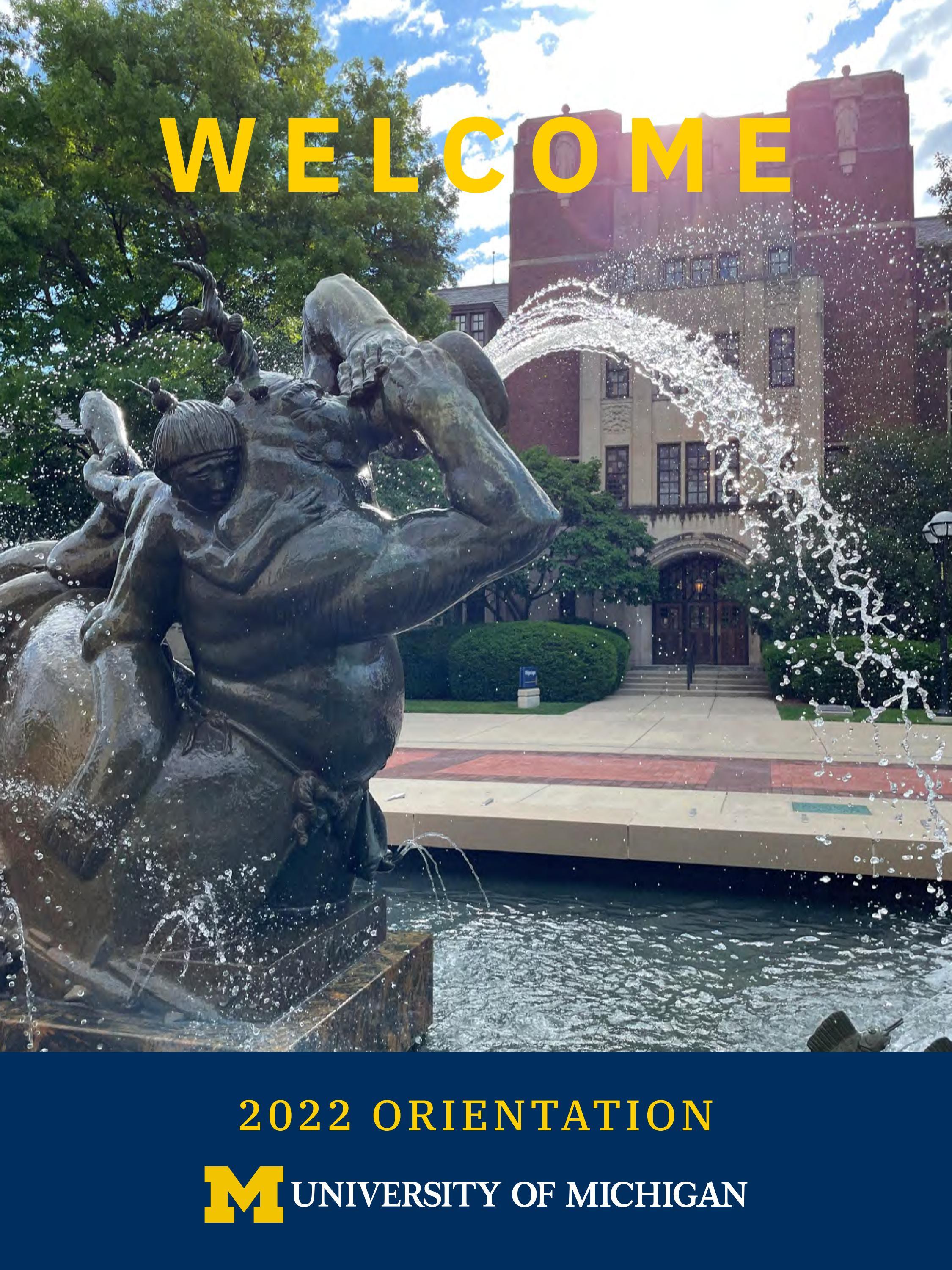 2020 Orientation - University of Michigan by rbrtcmrn - Issuu