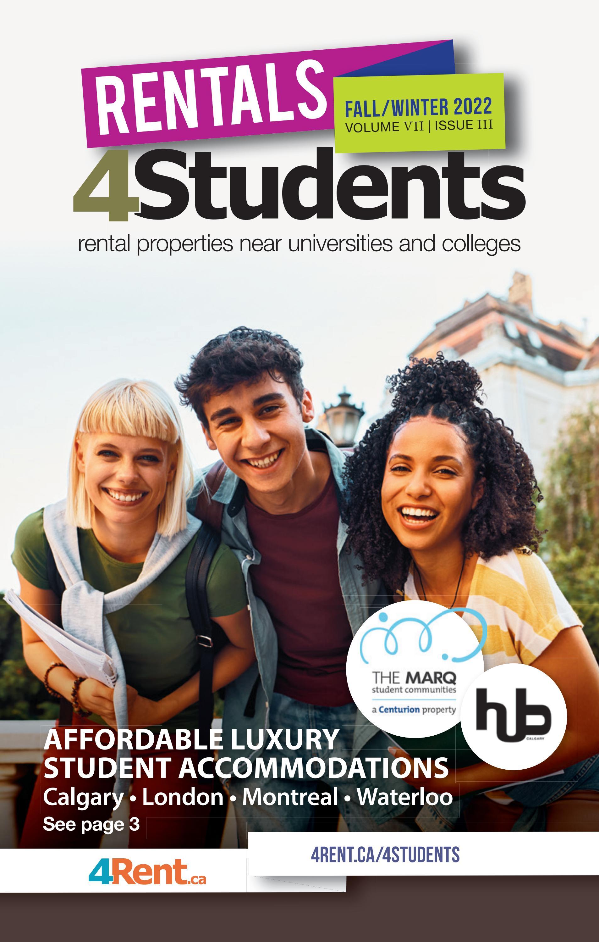 4Rent – Rentals 4Students Fall/Winter 2022 by Media Classified - Issuu