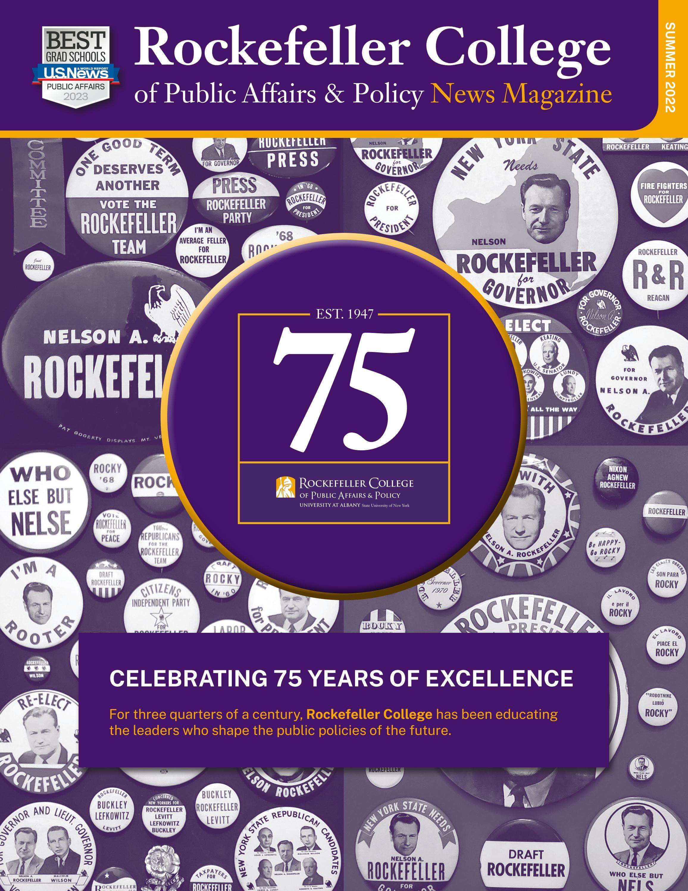 Rockefeller College Summer 2022 News Magazine by Rockefeller College of ...