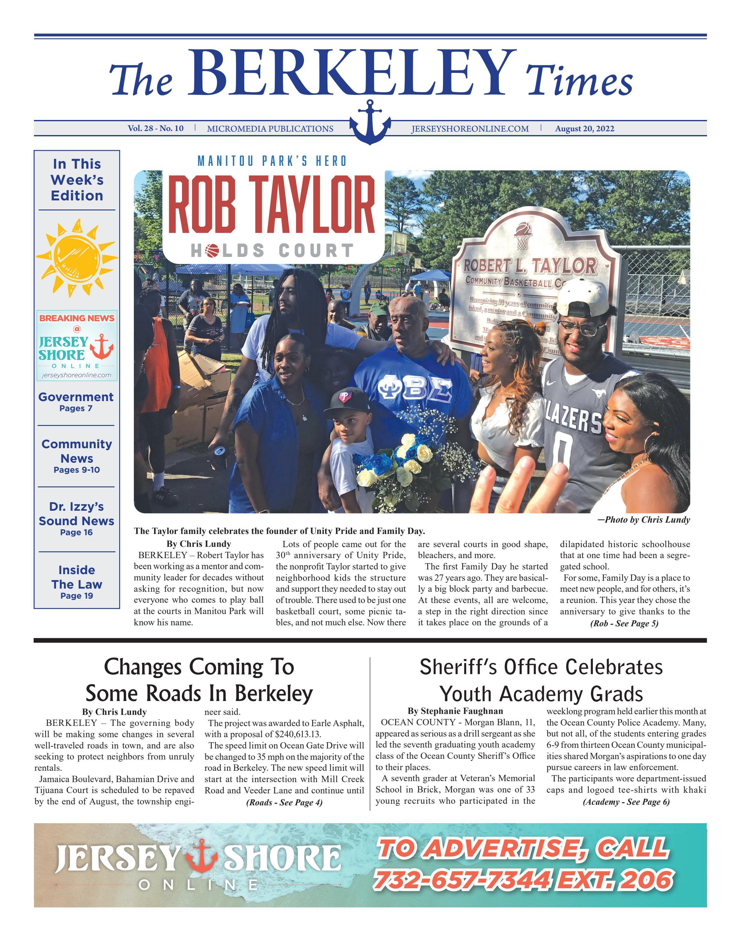2022-08-20 - The Berkeley Times by Jersey Shore Online - Issuu