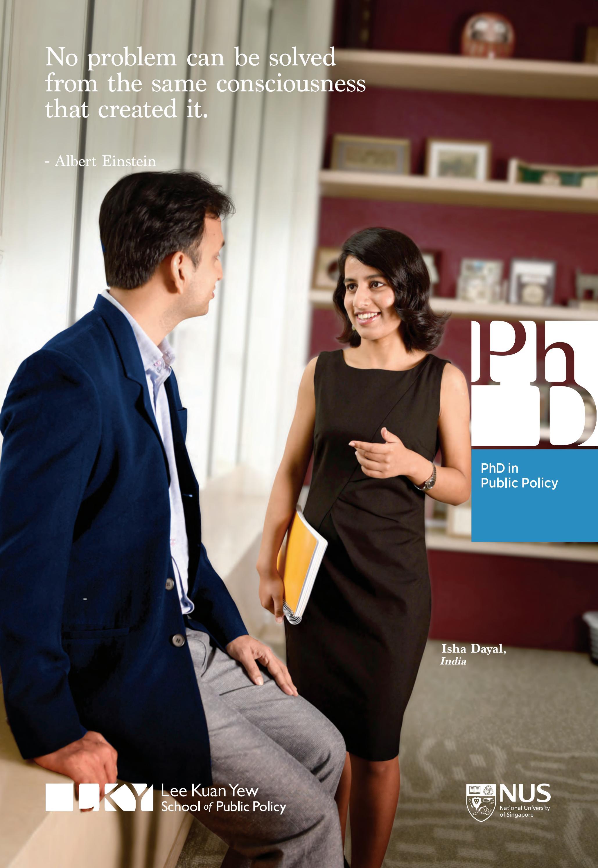 LKYSPP PhD in Public Policy brochure 2022 by Lee Kuan Yew School of Public Policy, National ...