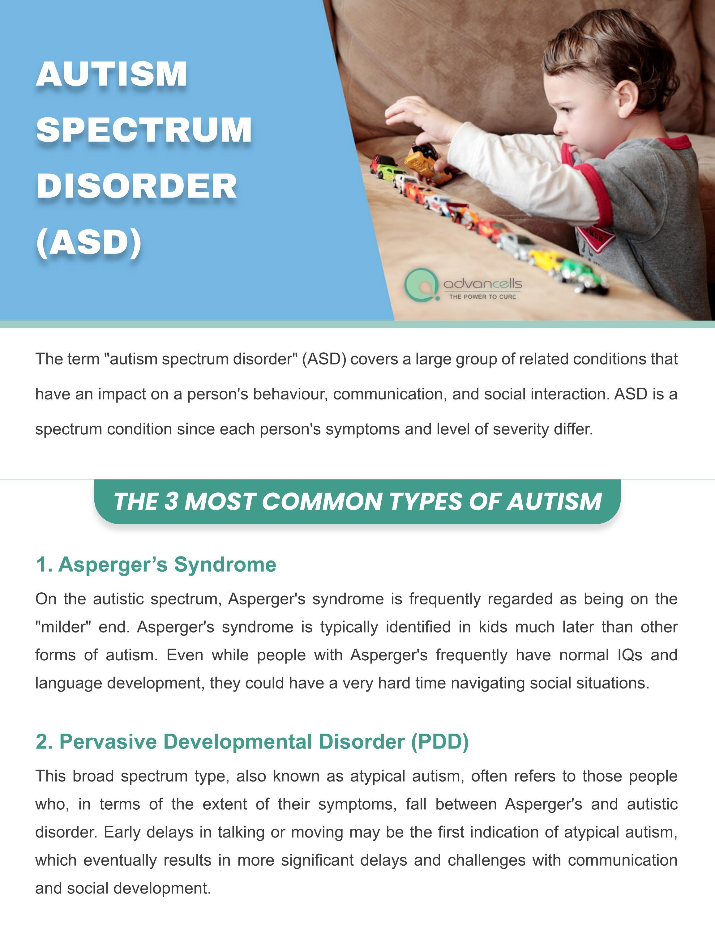 Autisum Types, Symptoms, and Treatment Therapies by Advancells - Issuu