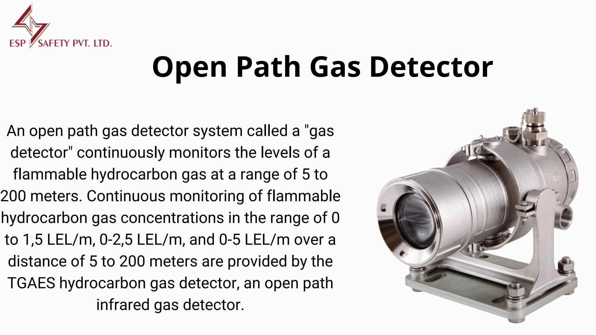 Open Path Gas Detector by ESP Safety - Issuu