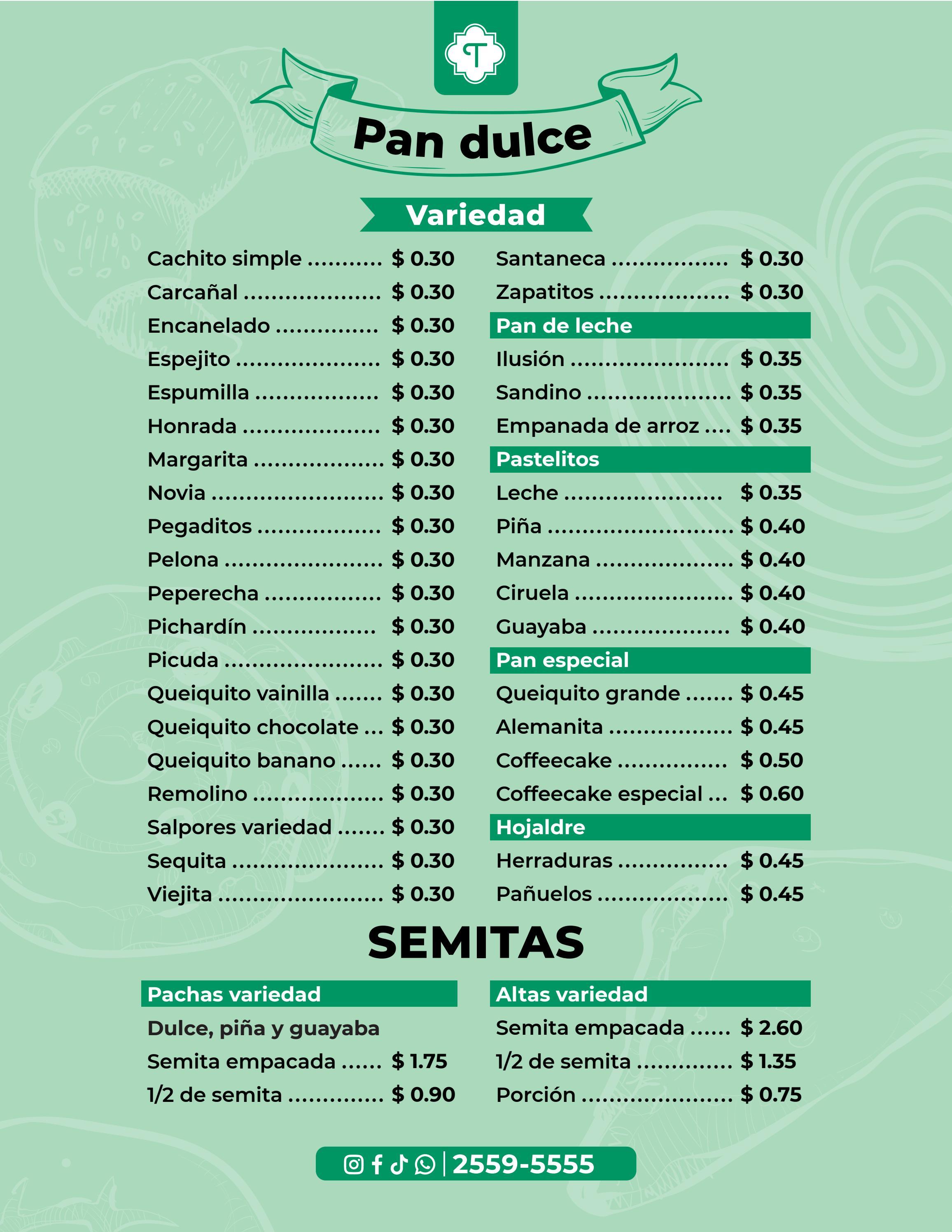 Panadería - La Tecleña by Diseño la Tecleña - Issuu