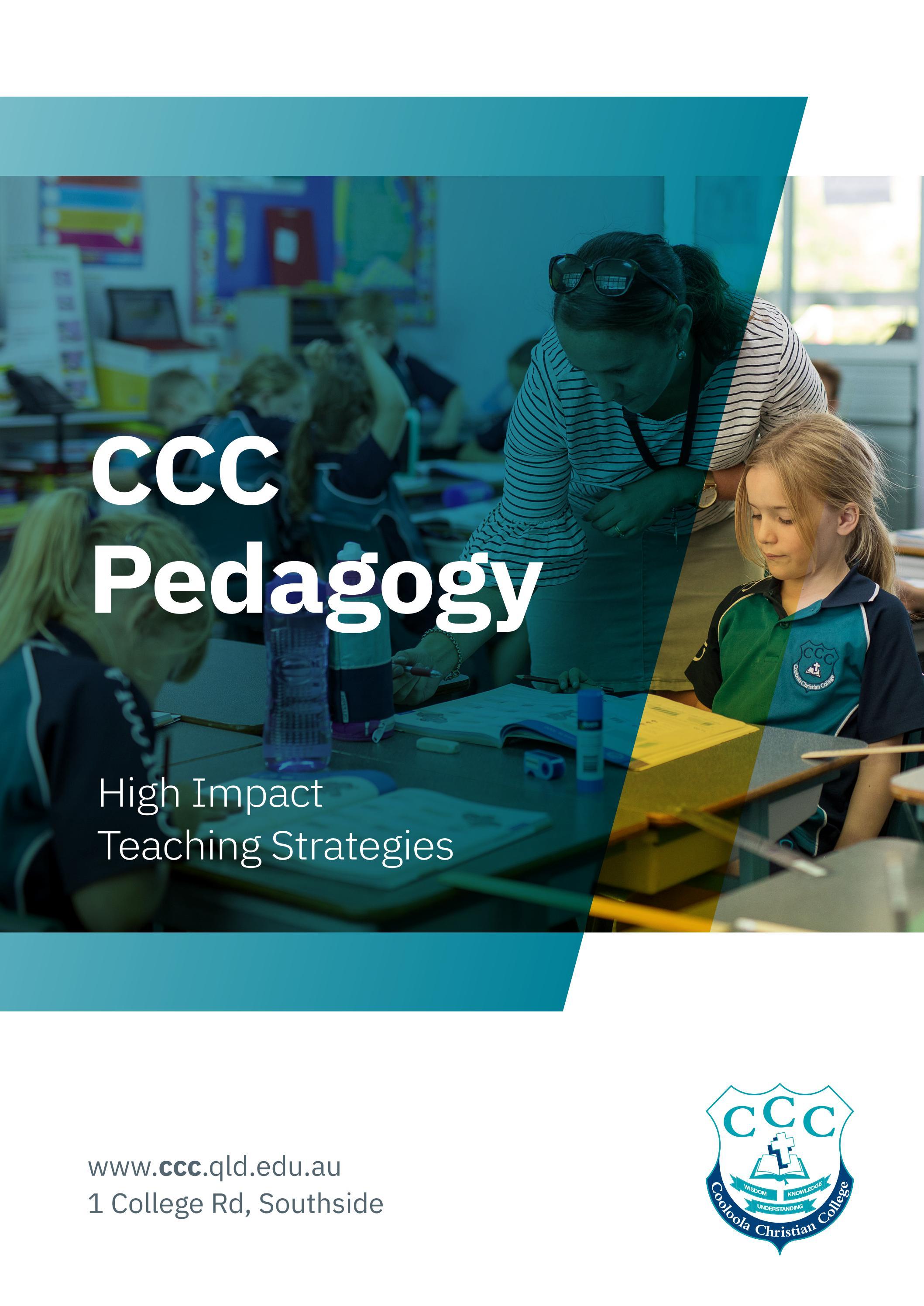 CCC Pedagogy - High Impact Teaching Strategies by Cooloola Christian ...