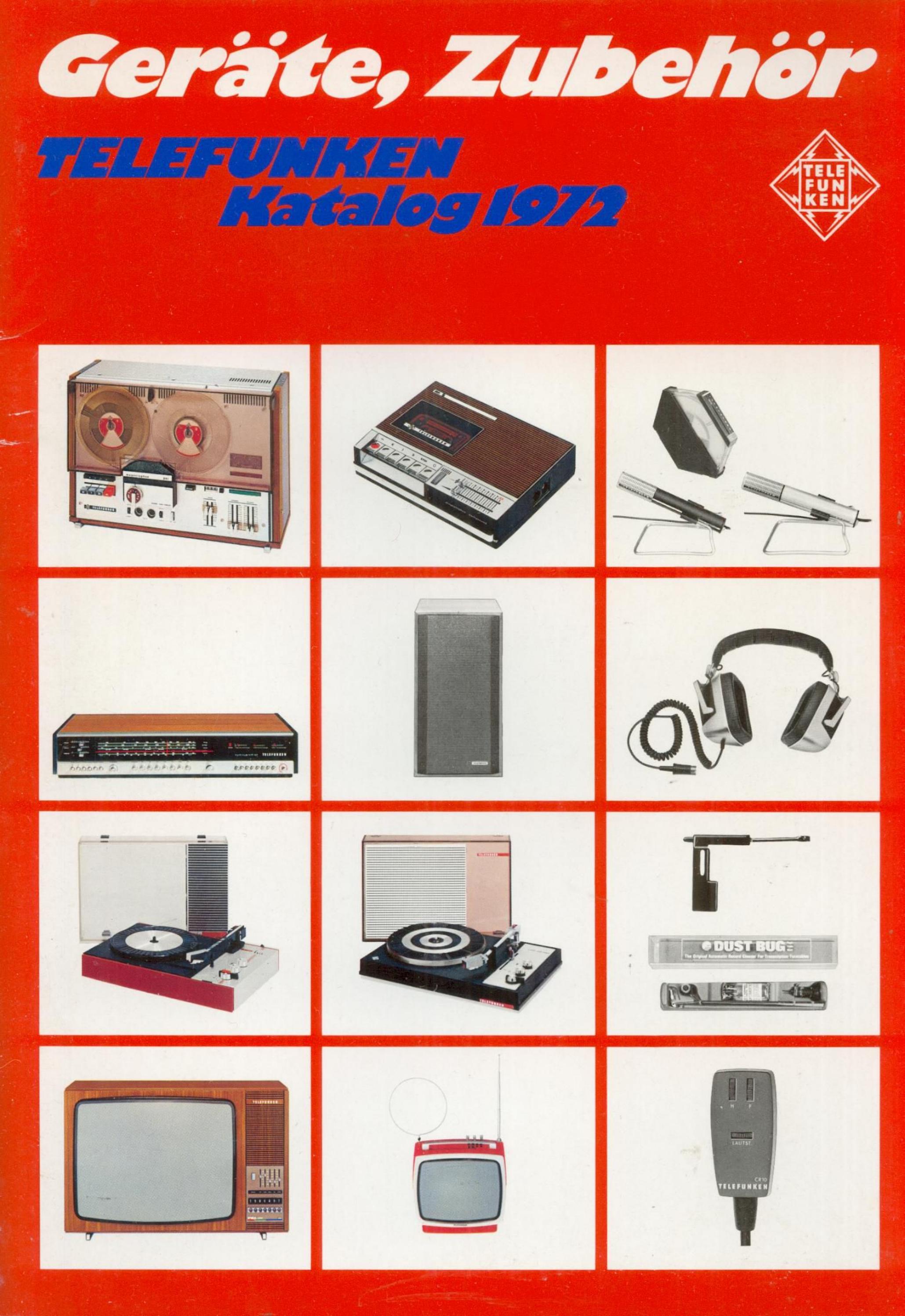 Telefunken 1972 Katalog 1972 - Ger te, Zubeh r by Alex Chernyak - Issuu