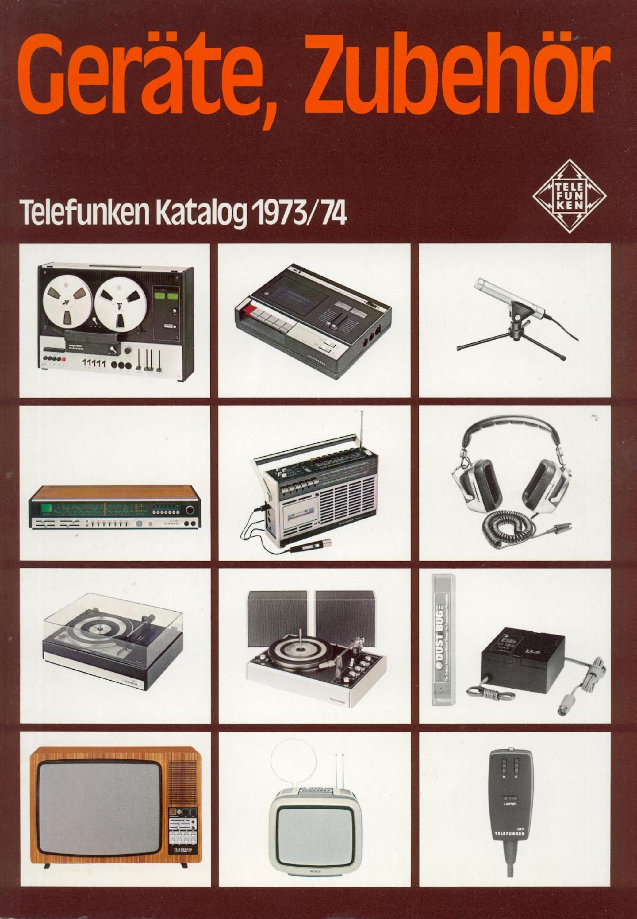 Telefunken 1973-74 Katalog Ger te, Zubeh r by Alex Chernyak - Issuu