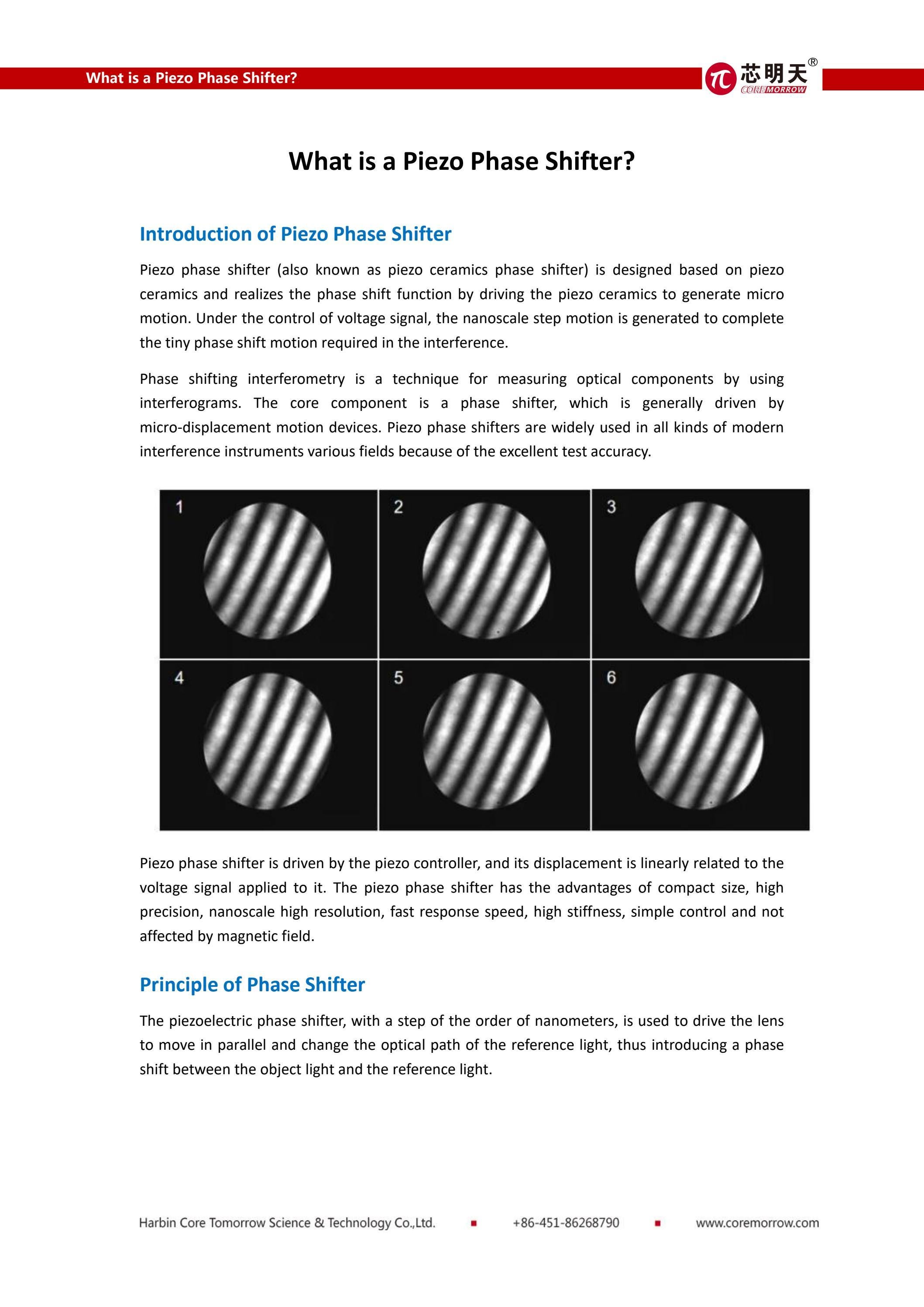 What is a Piezo Phase Shifter?_CoreMorrow by CoreMorrow Ltd. - Issuu