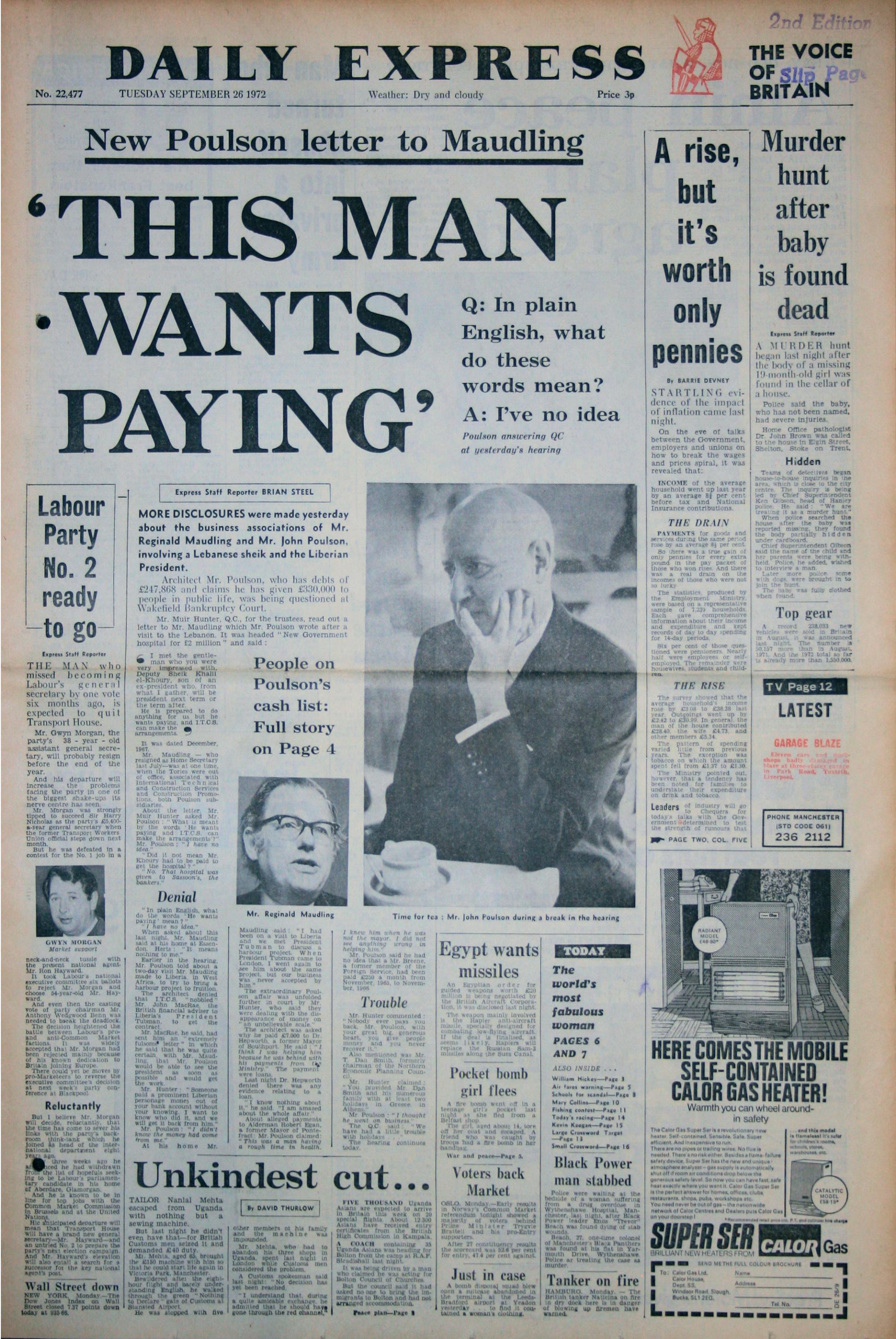 Daily Express Sep 26 1972 by IMAGroup - Issuu