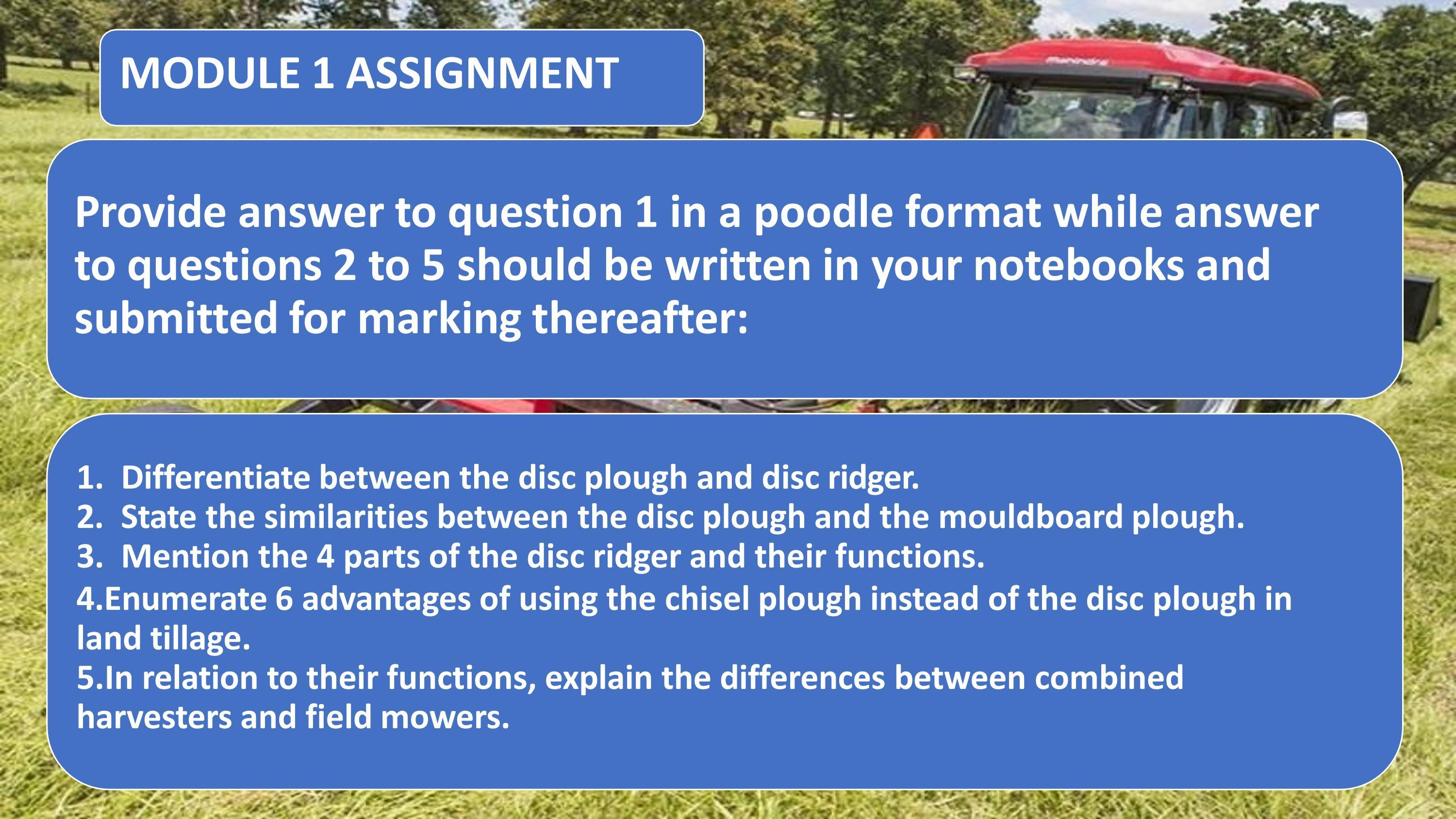 SS2 MODULE 1 AGRIC ASSIGNMENT by Gra chef - Issuu