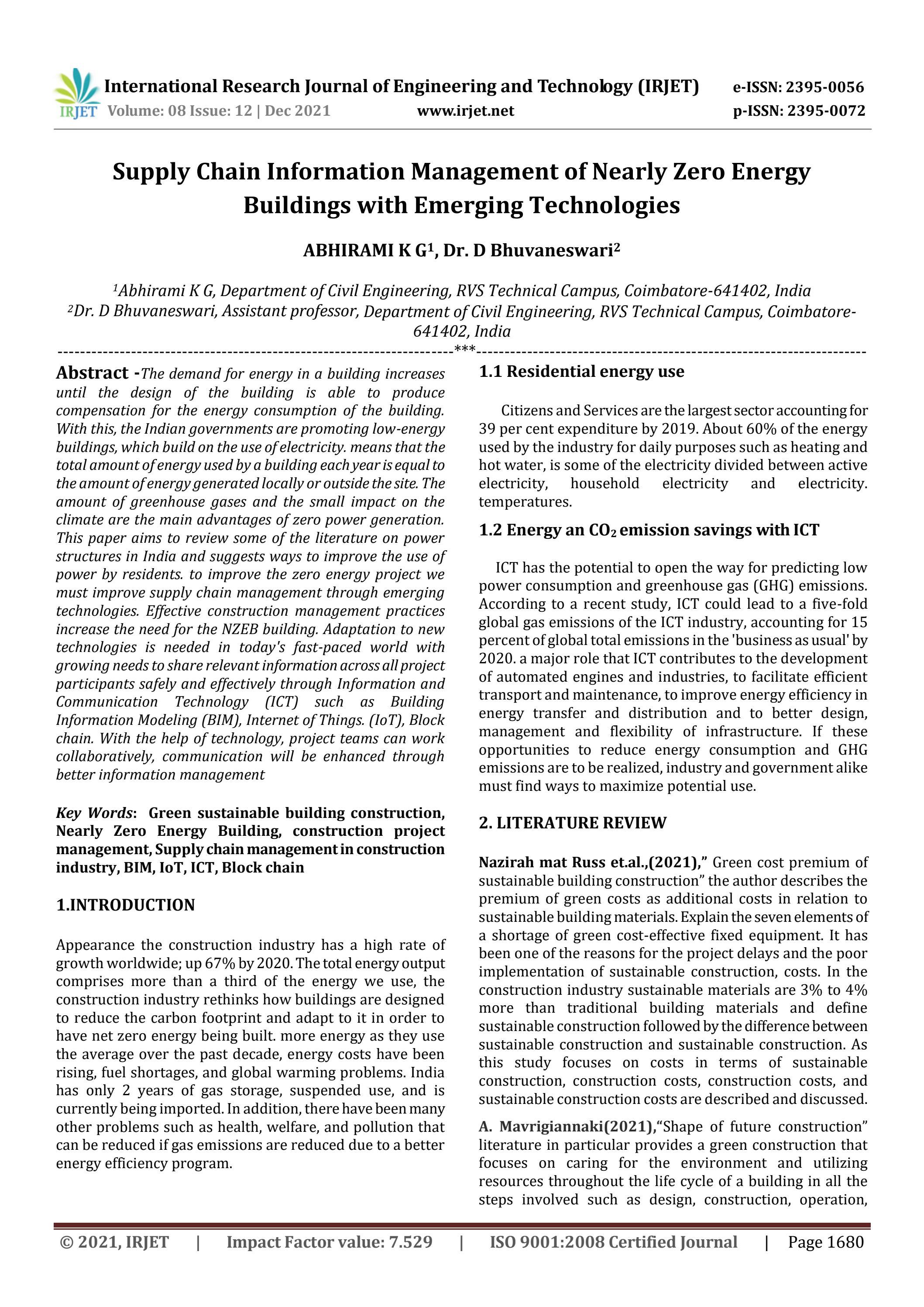 Supply Chain Information Management of Nearly Zero Energy Buildings ...