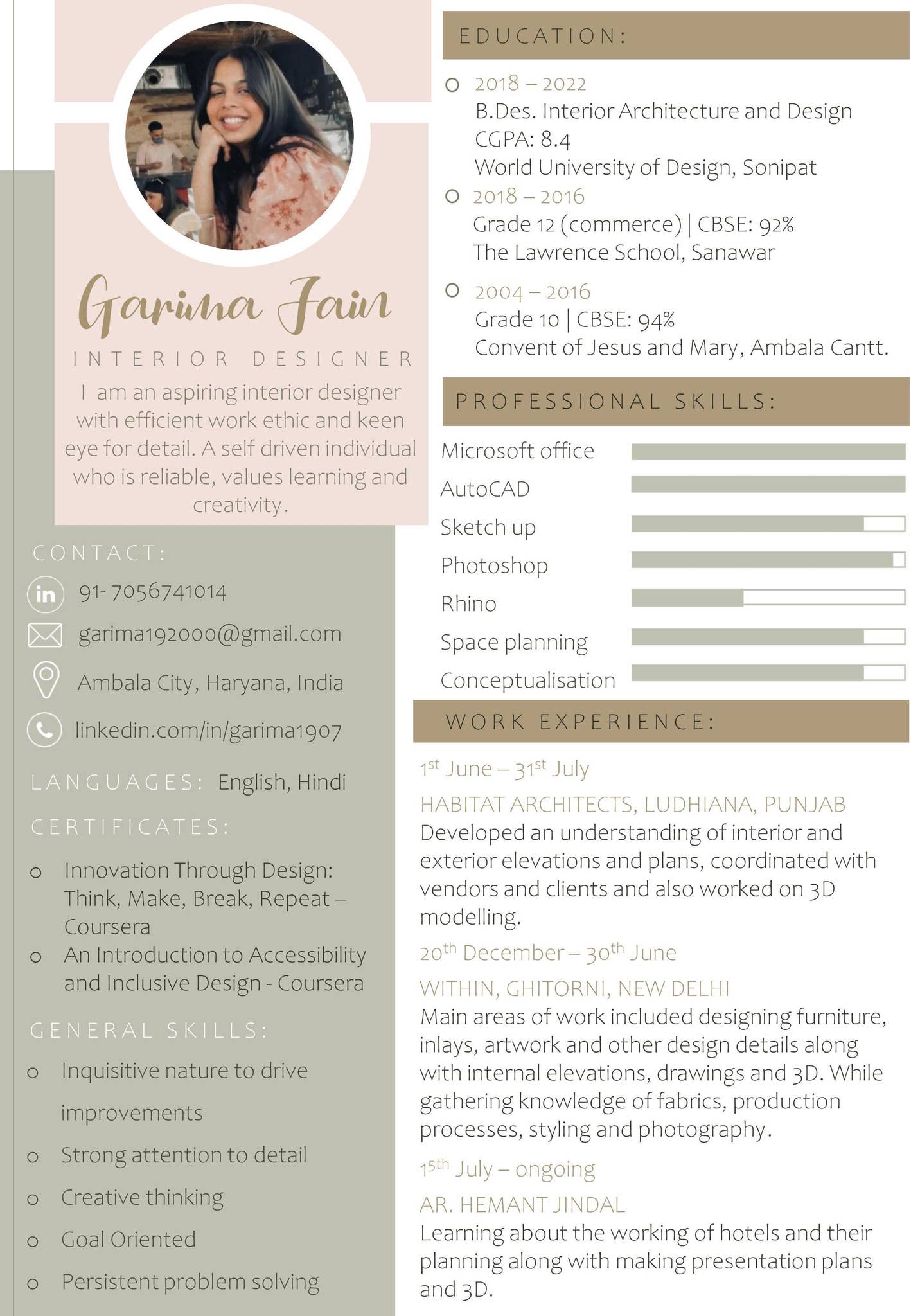RESUME by Garima Jain - Issuu