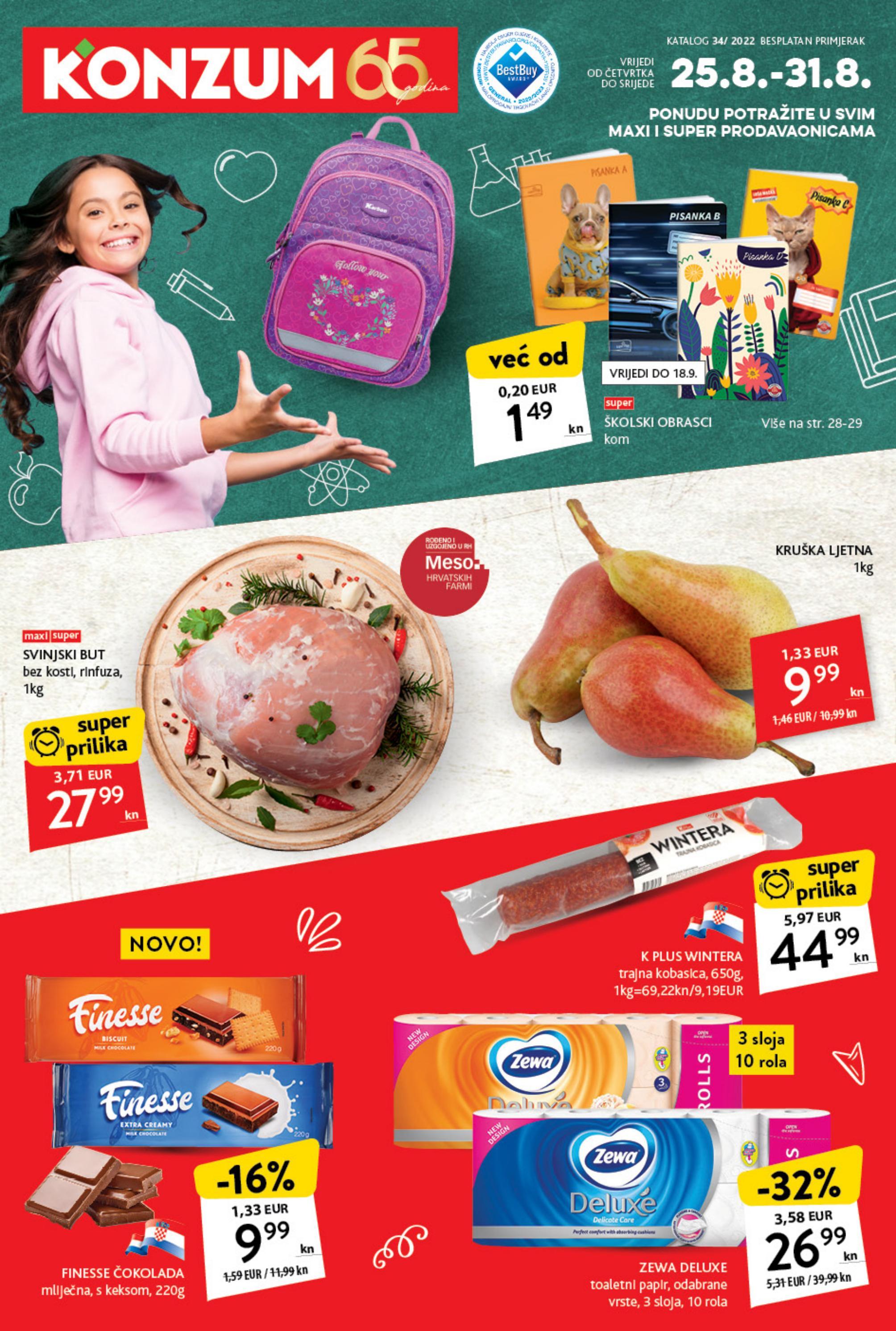 Konzum katalog od 25.-31.08.2022. by Catalog.hr - Issuu