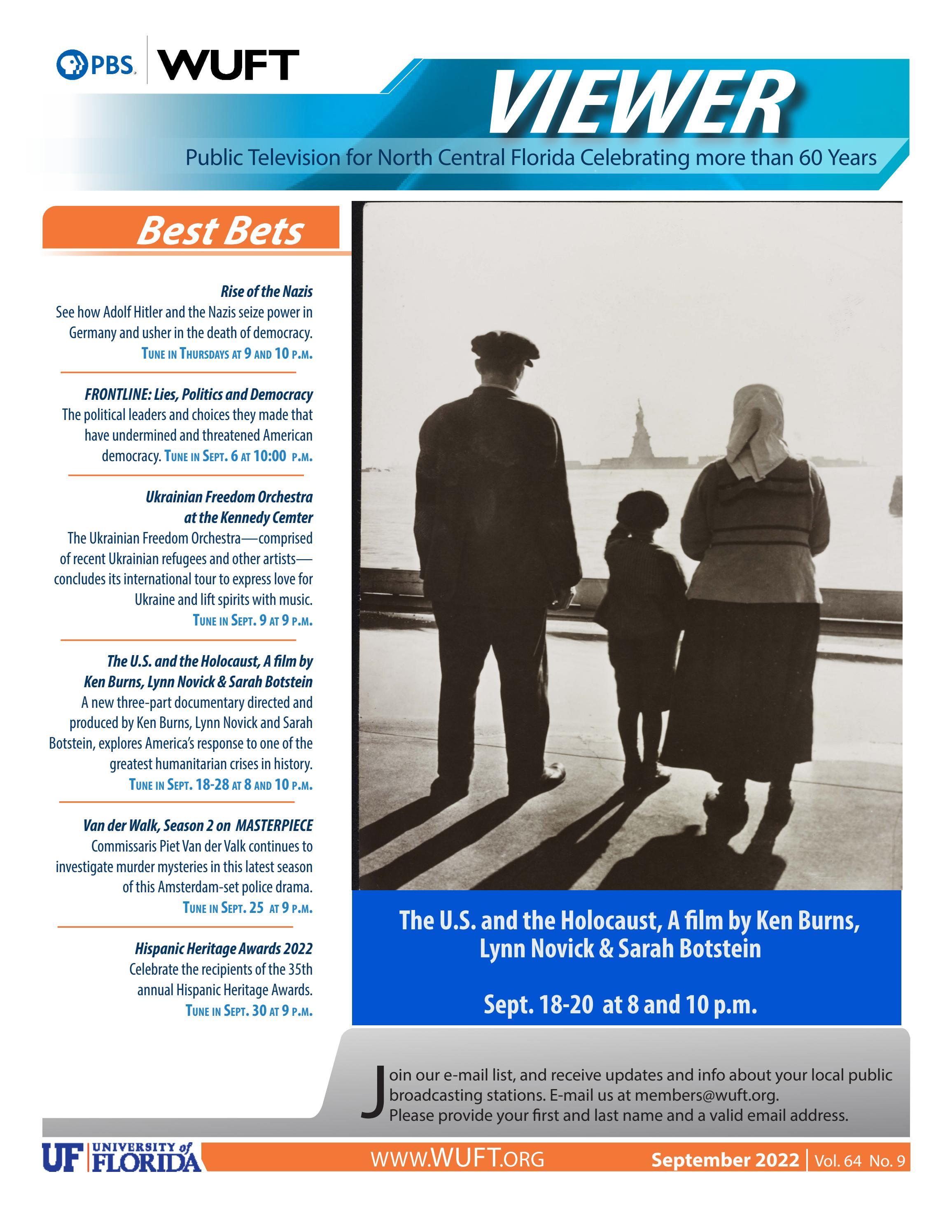 WUFT TV Viewer Guide - September 2022 by UF CJC - Issuu