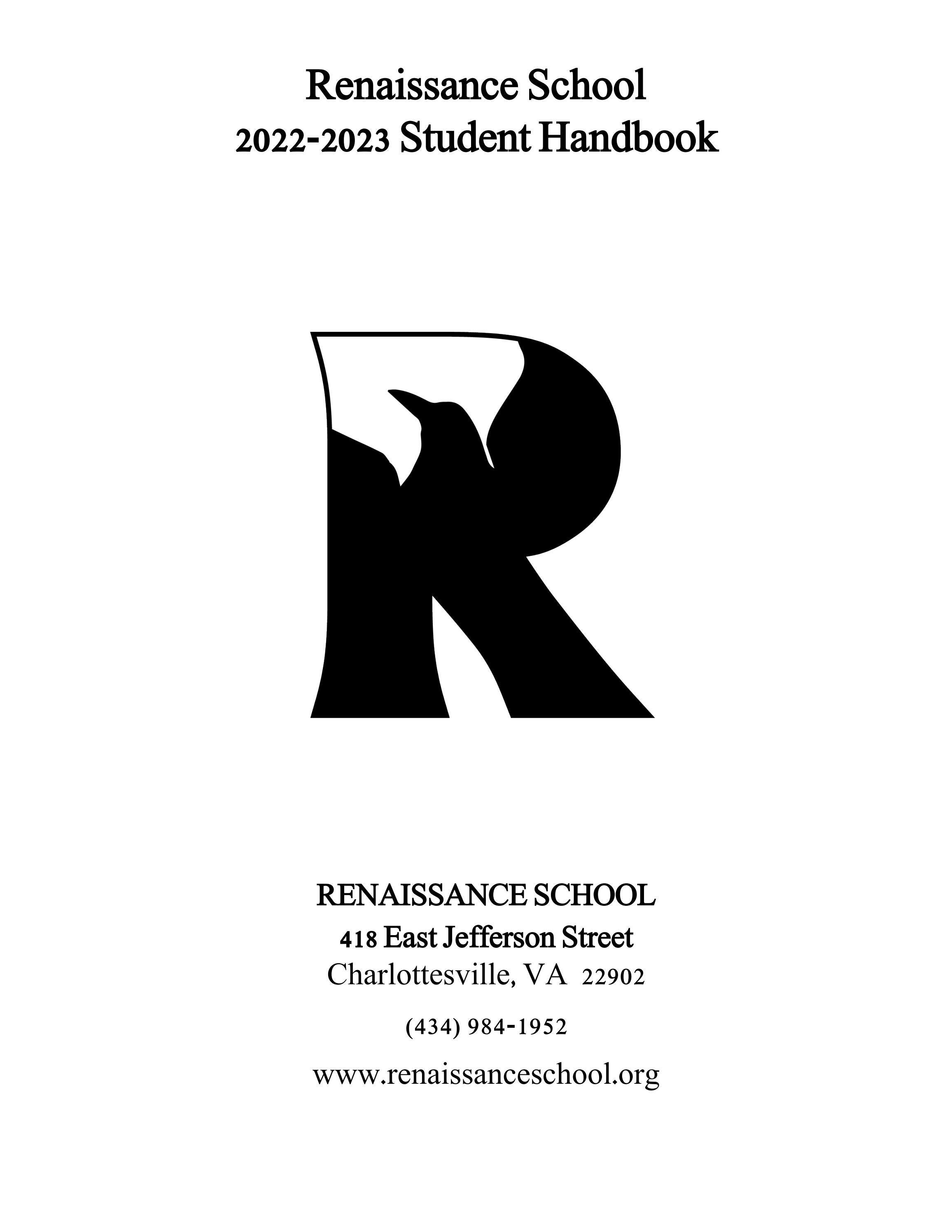 Renaissance School Student Handbook 2022-23 by Richelle Claiborne - Issuu